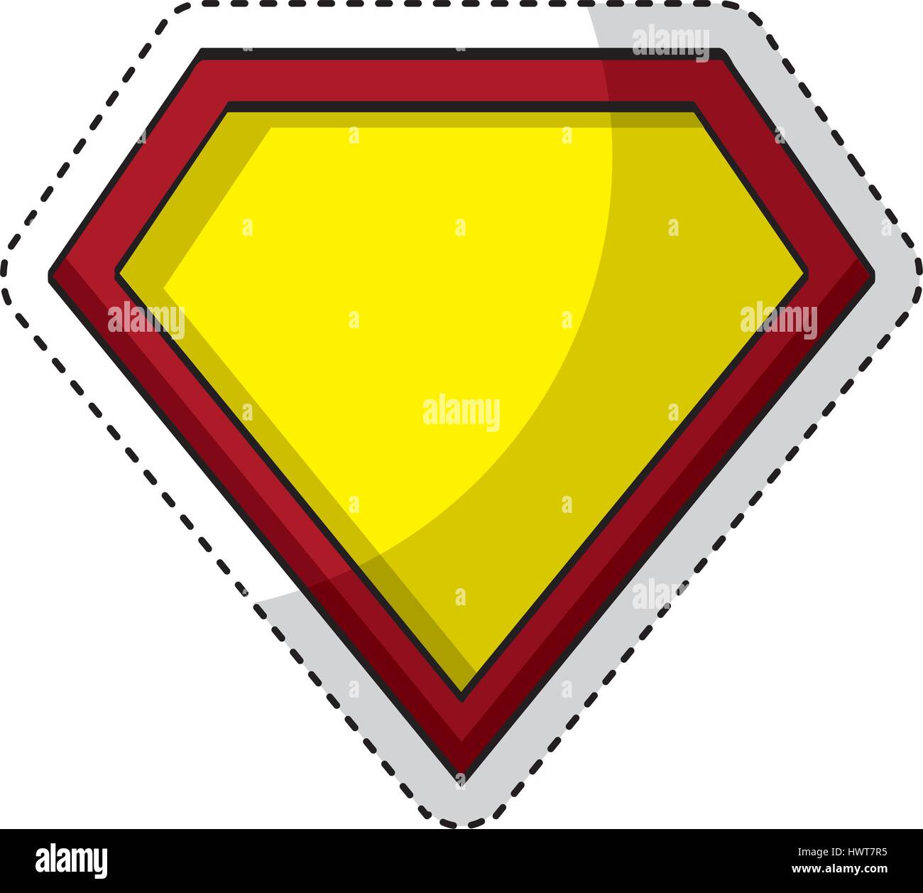 super hero shield pop art Stock Vector Image & Art - Alamy