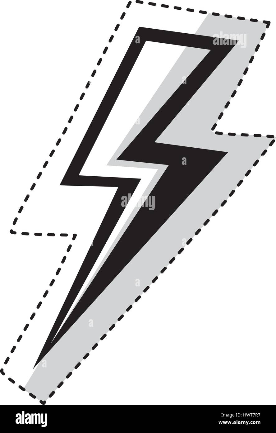 thunder ray pop art style Stock Vector Image & Art - Alamy