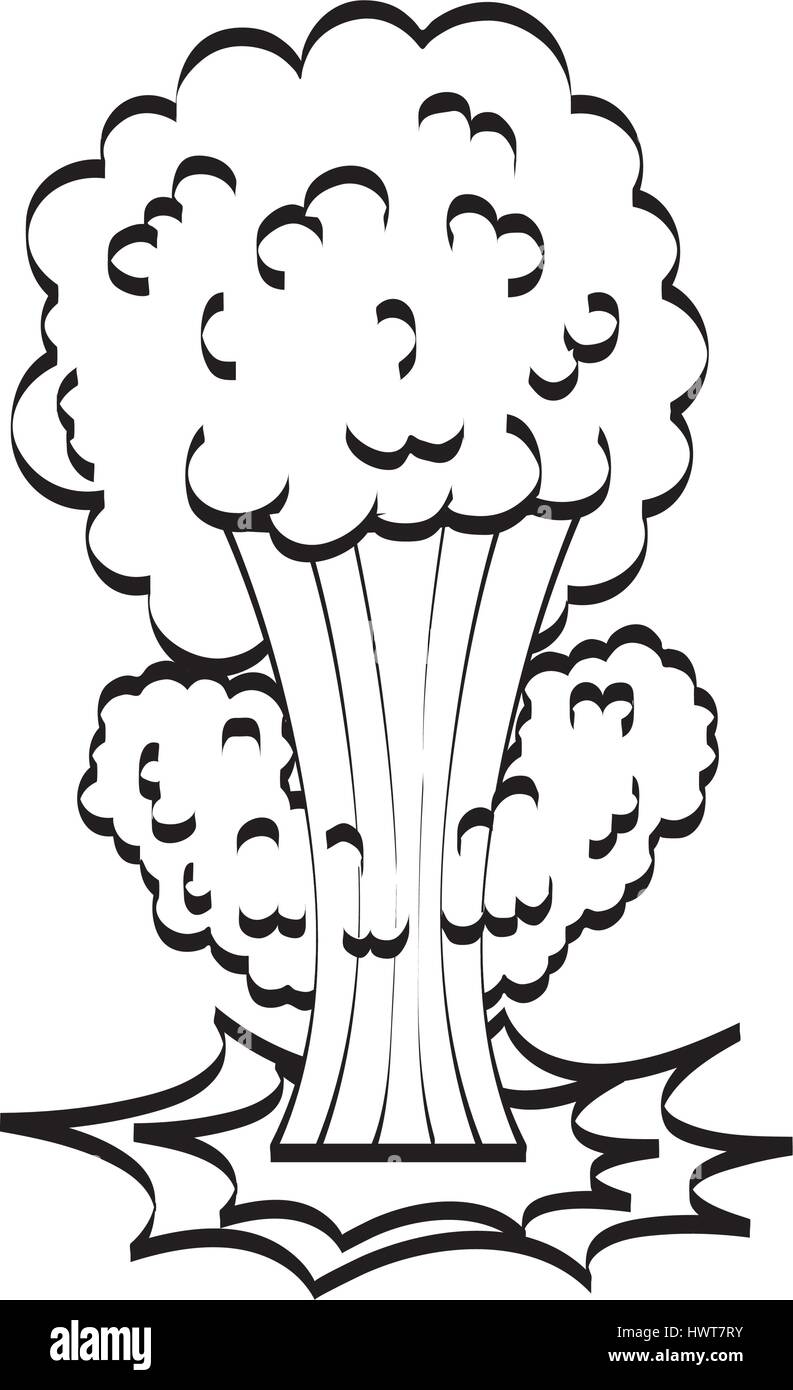 Explosion clip art Black and White Stock Photos & Images - Alamy