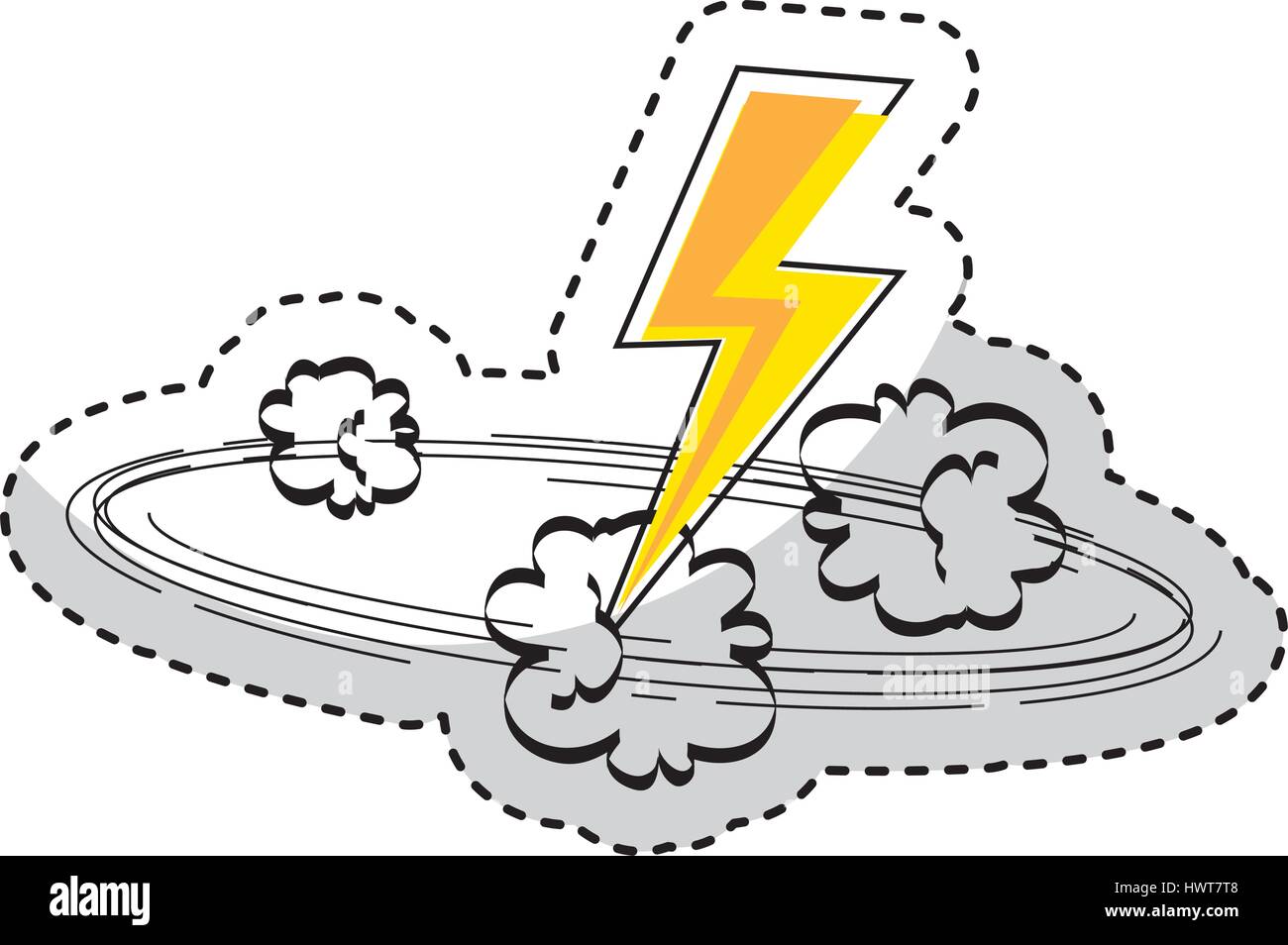 Lightning Pop Art High Resolution Stock Photography and Images - Alamy