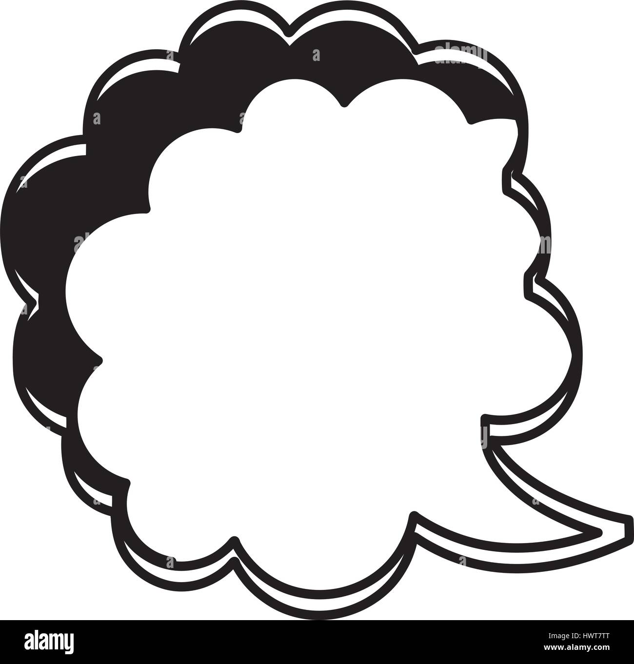 speech bubble pop art style Stock Vector Image & Art - Alamy
