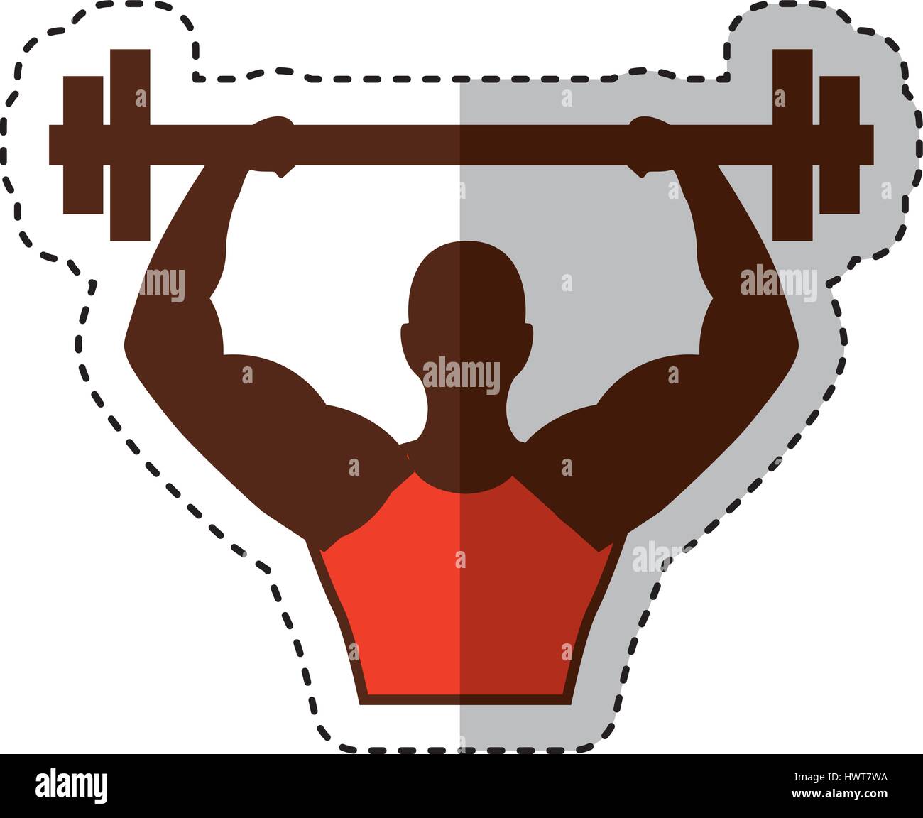 Champion strongman Stock Vector Images - Alamy