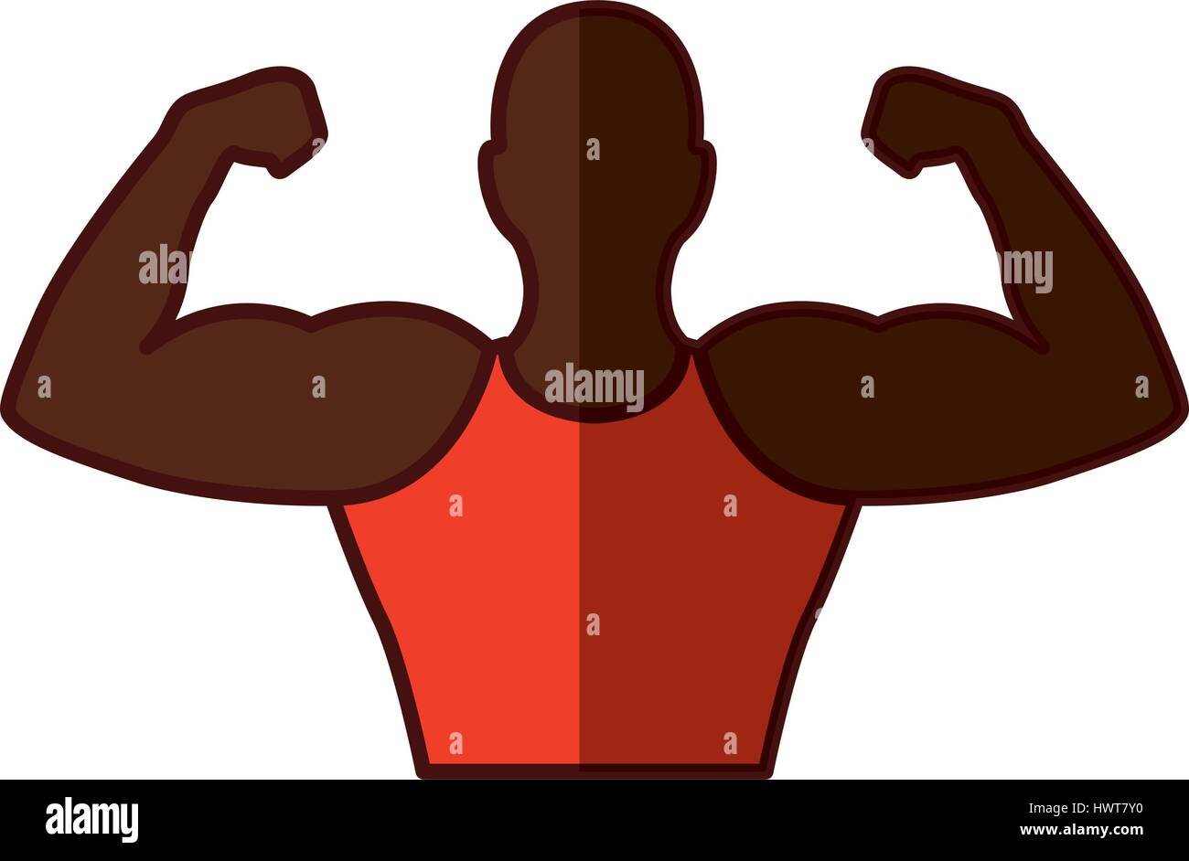 strong man human figure Stock Vector Image & Art - Alamy