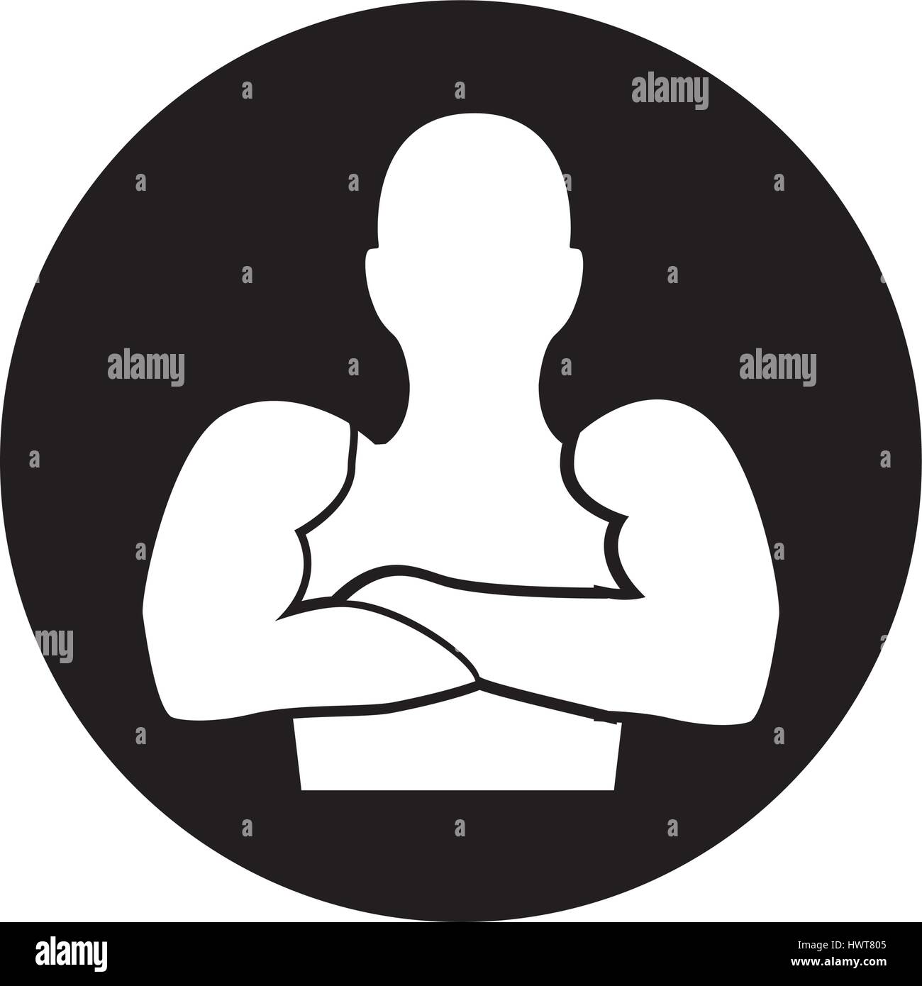 strong man human figure Stock Vector Image & Art - Alamy