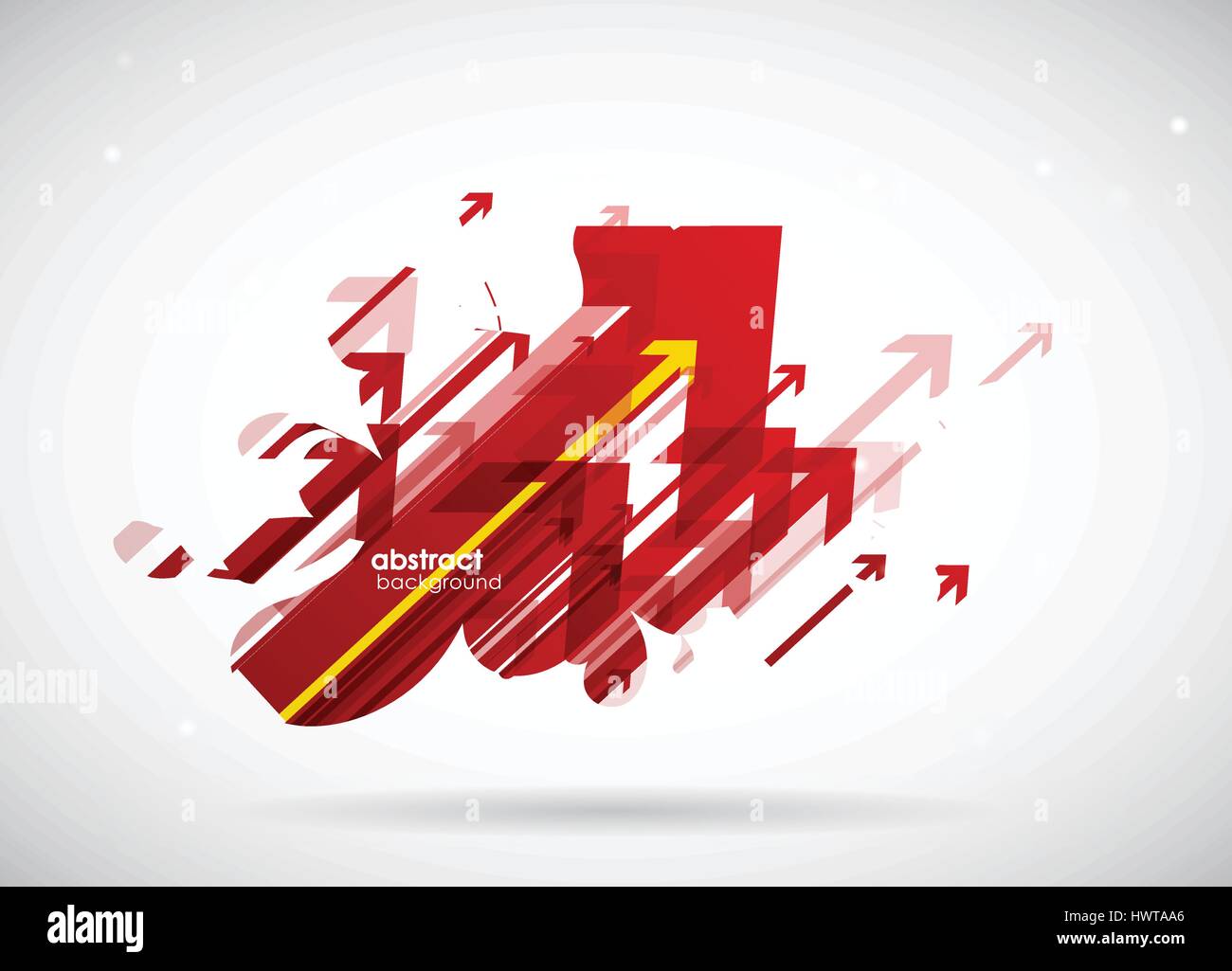 Abstract red arrows background wallpaper Stock Vector Image & Art - Alamy