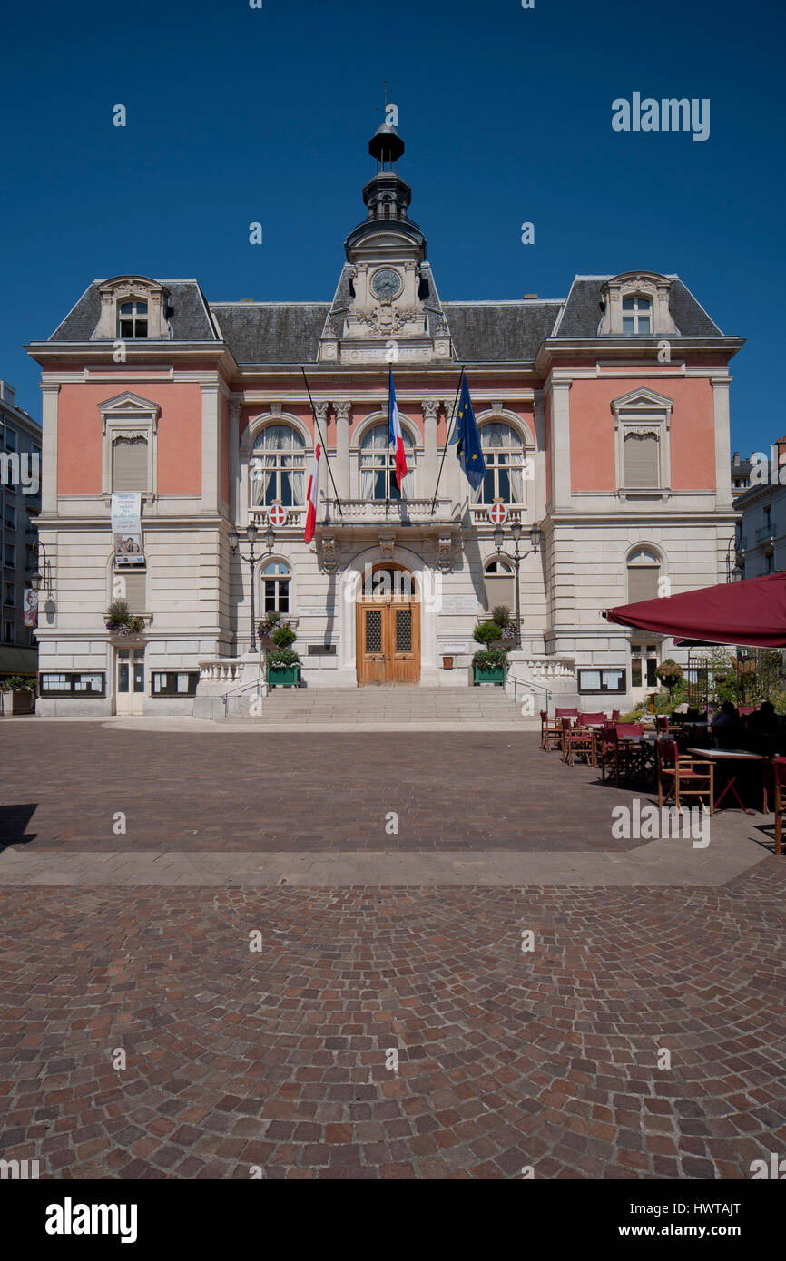 The main facade of the Chambery's town hall Stock Photo - Alamy