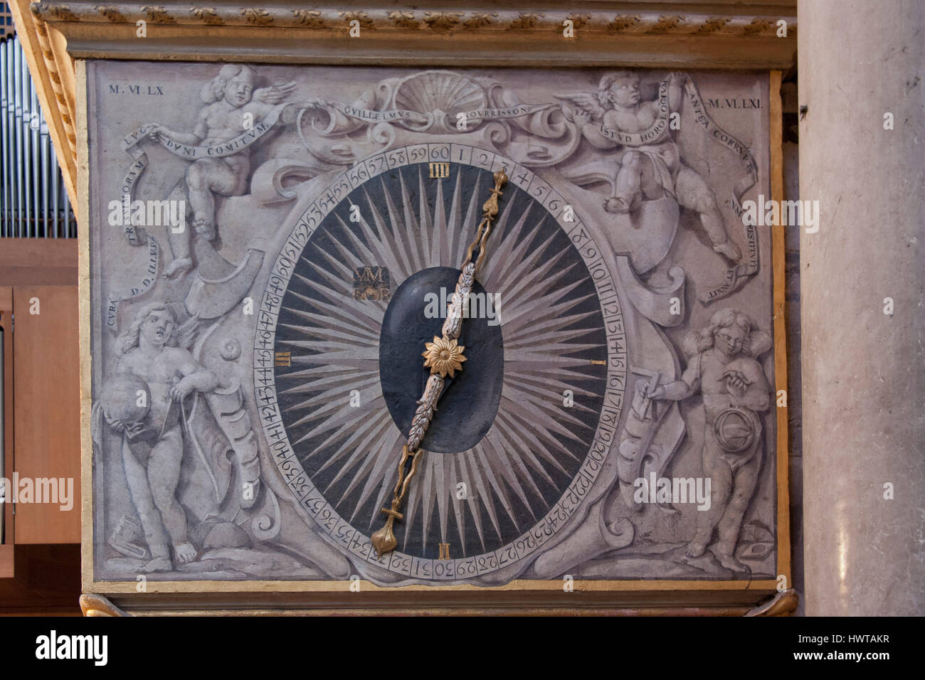 astronomical clock in the church of saint jean in lyon Stock Photo - Alamy