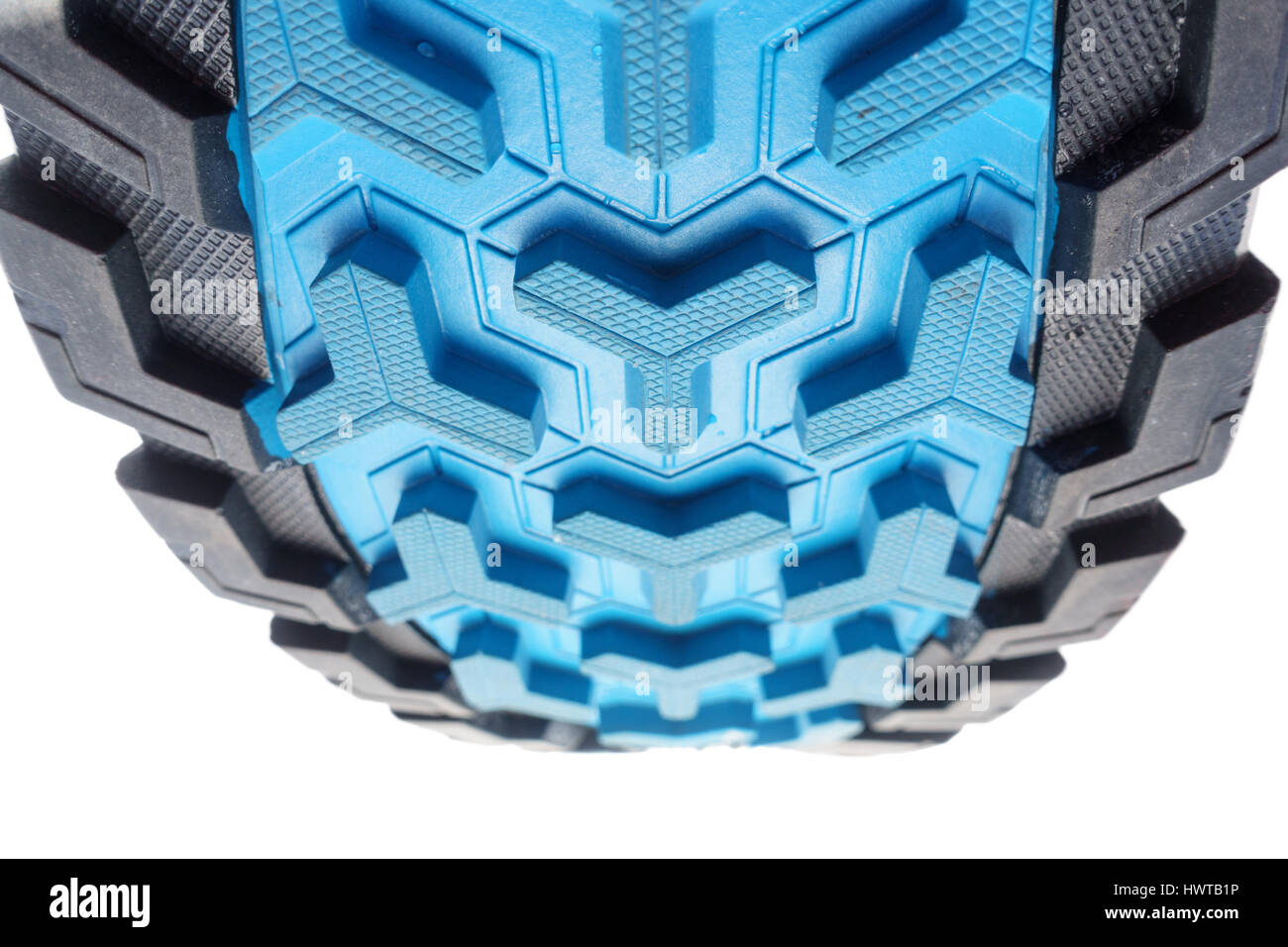 Front of running shoe sole isolated on white Stock Photo - Alamy