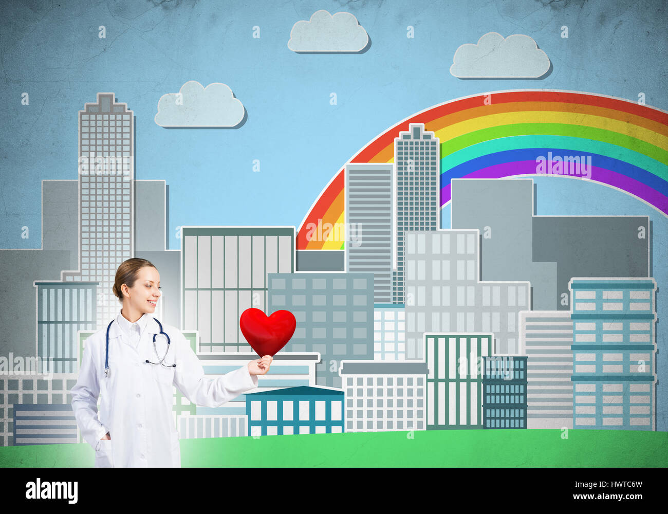 Check your heart health Stock Photo - Alamy