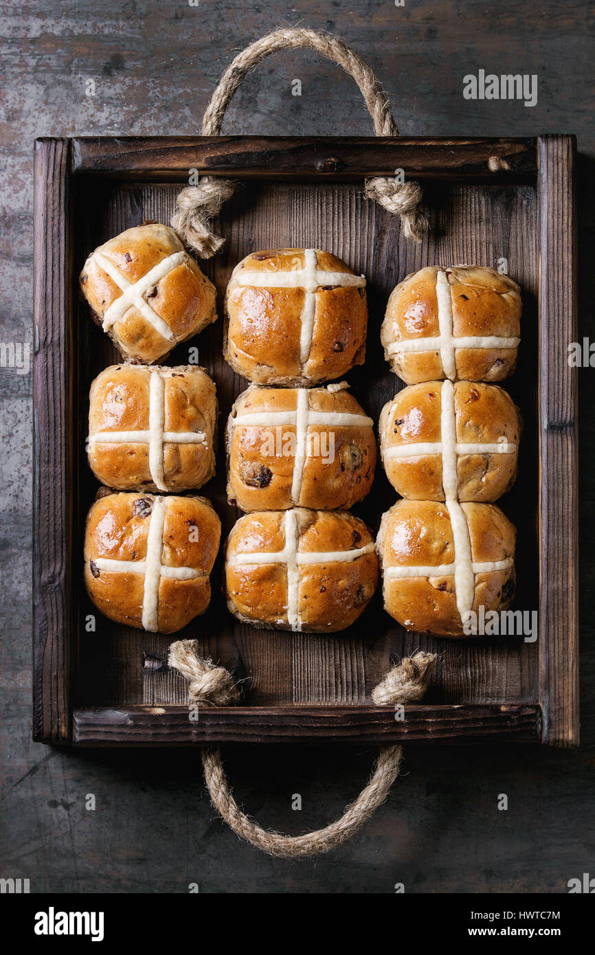 Hot cross buns Stock Photo - Alamy