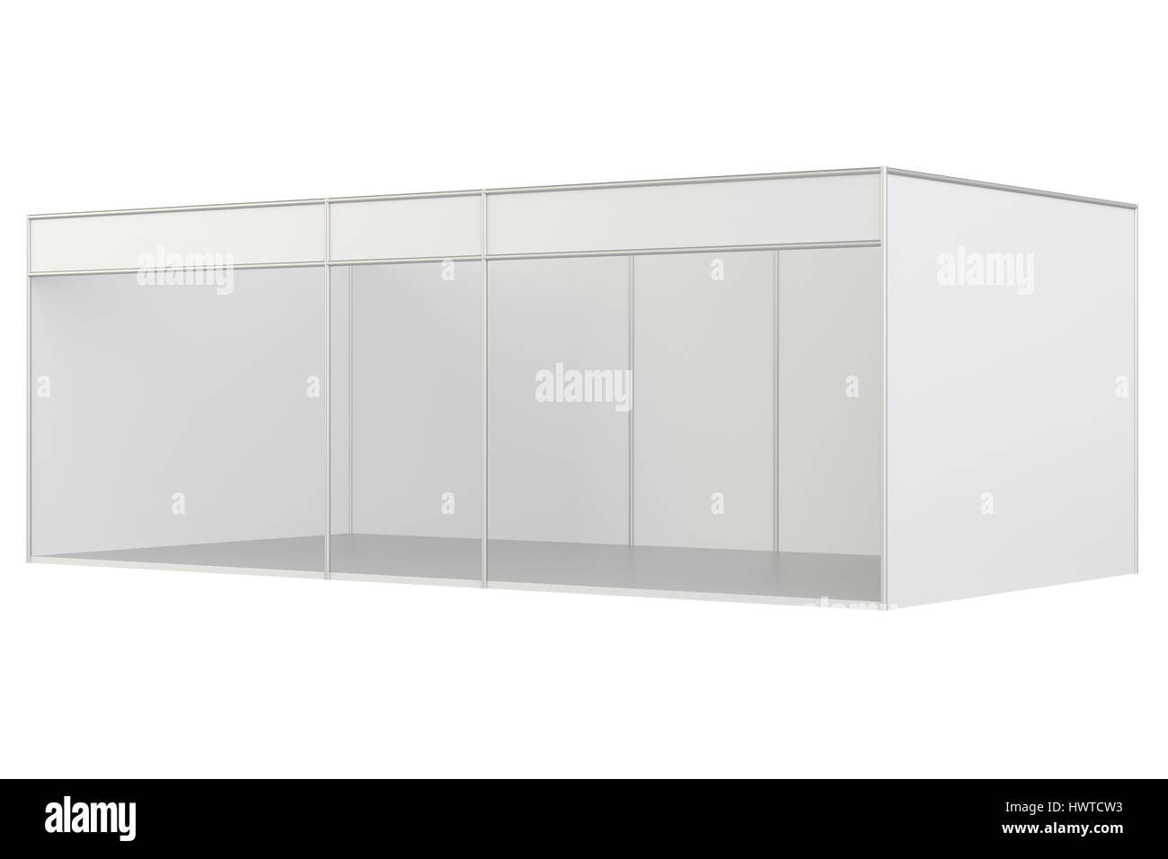 Trade show booth. 3d rendering isolated on white background Stock Photo ...