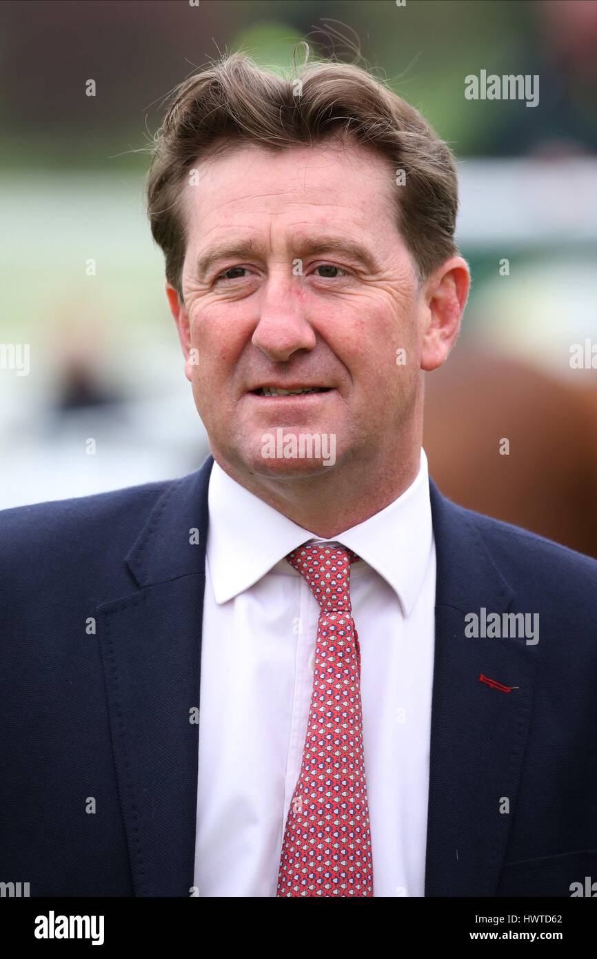 DAVID SIMCOCK RACEHORSE TRAINER RACEHORSE TRAINER YORK RACECOURSE YORK ...