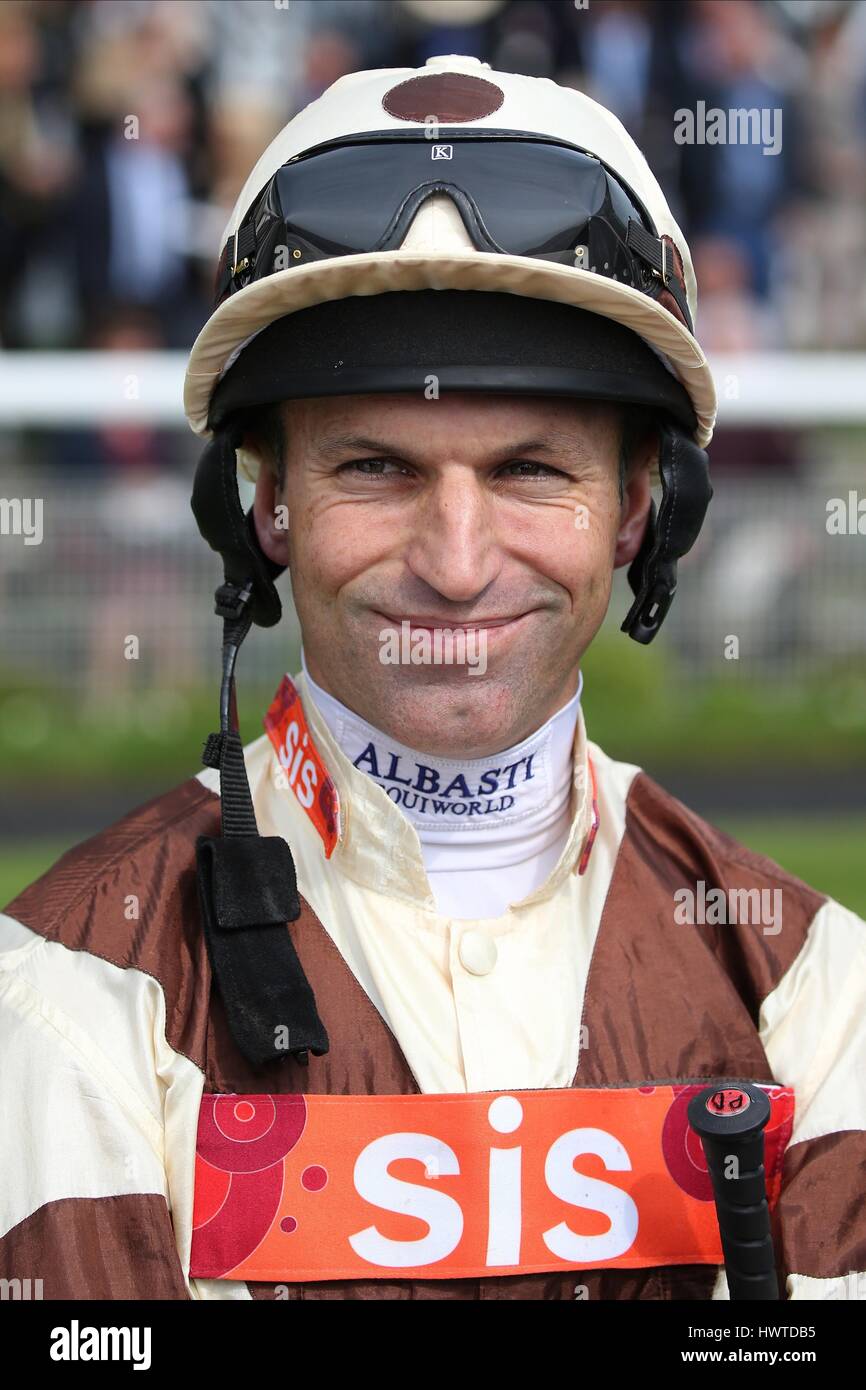 PAT DOBBS JOCKEY JOCKEY YORK RACECOURSE YORK ENGLAND 11 May 2016 Stock ...