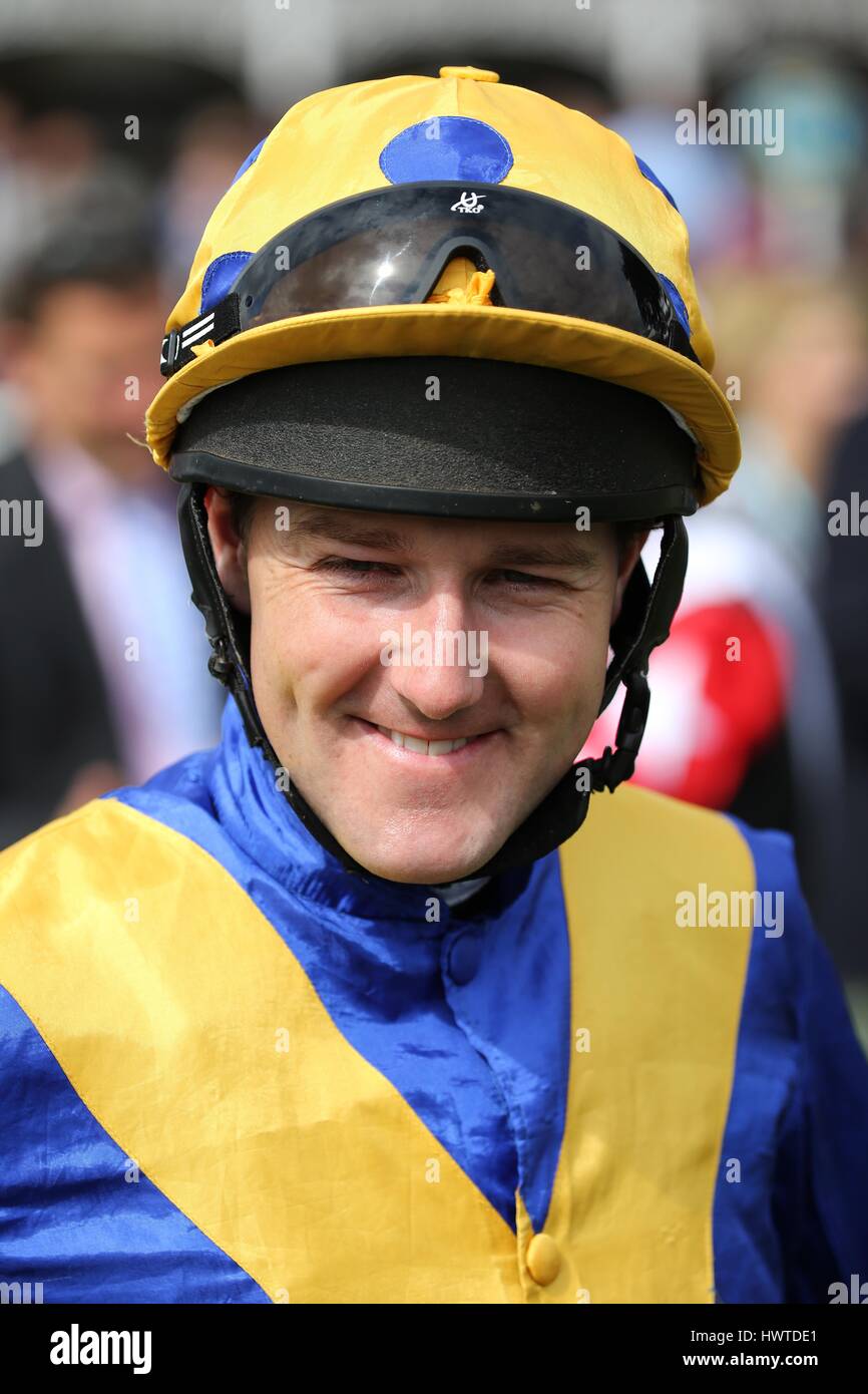 TOM QUEALLY JOCKEY JOCKEY YORK RACECOURSE YORK ENGLAND 21 August 2015 ...