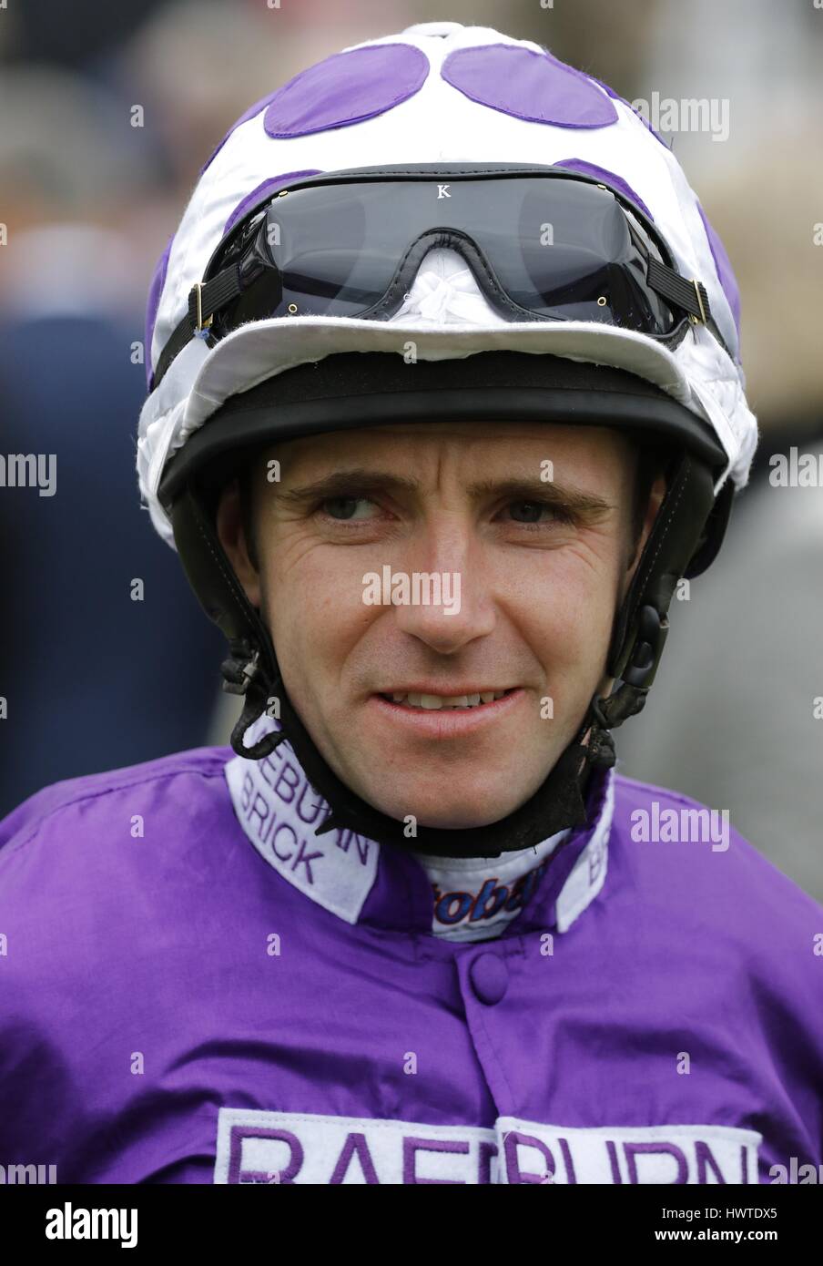 TOM EVANS JOCKEY JOCKEY YORK RACECOURSE YORK ENGLAND 14 May 2015 Stock ...