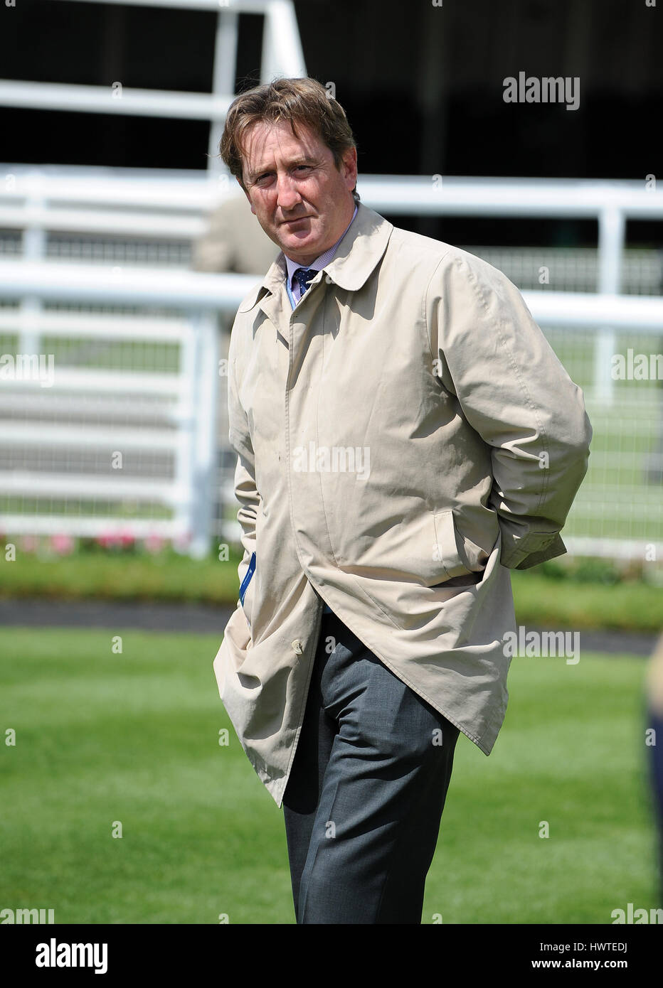 DAVID SIMCOCK RACEHORSE TRAINER RACEHORSE TRAINER YORK RACECOURSE YORK ...