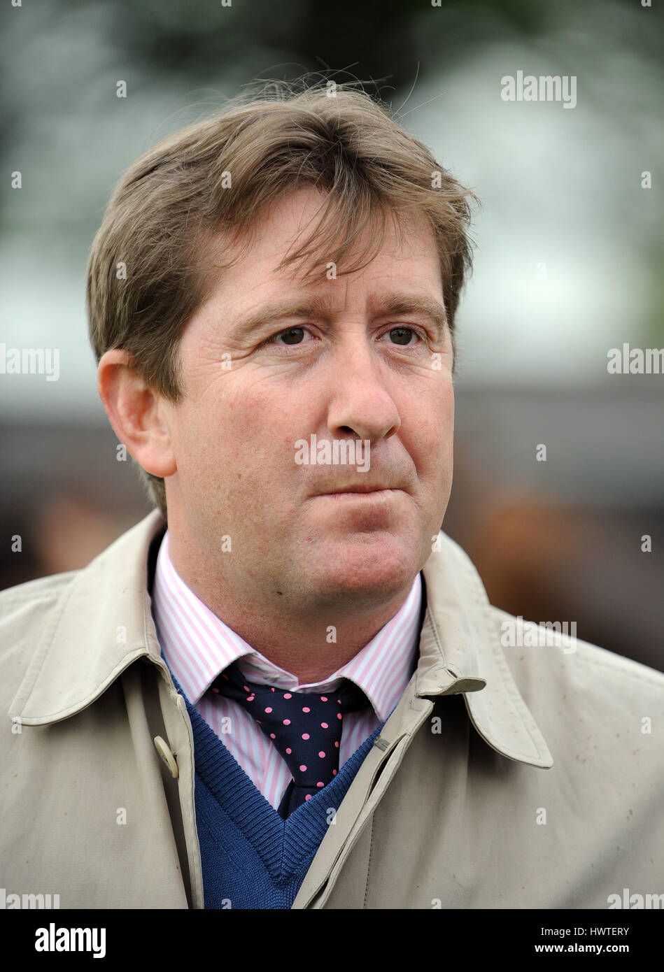 DAVID SIMCOCK RACEHORSE TRAINER RACEHORSE TRAINER YORK RACECOURSE YORK ...