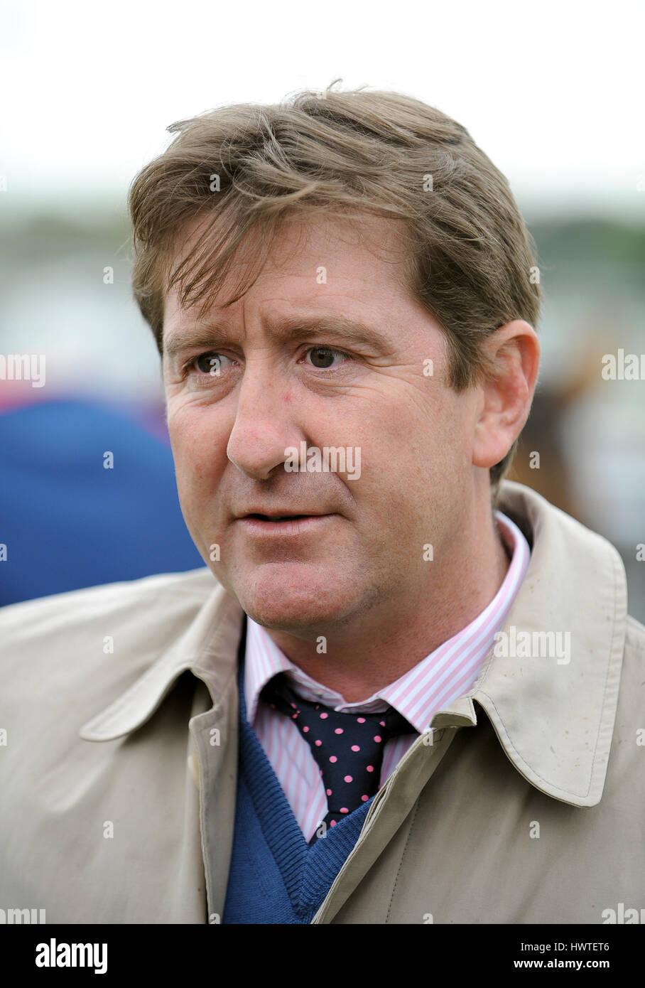 DAVID SIMCOCK RACEHORSE TRAINER RACEHORSE TRAINER YORK RACECOURSE YORK ...