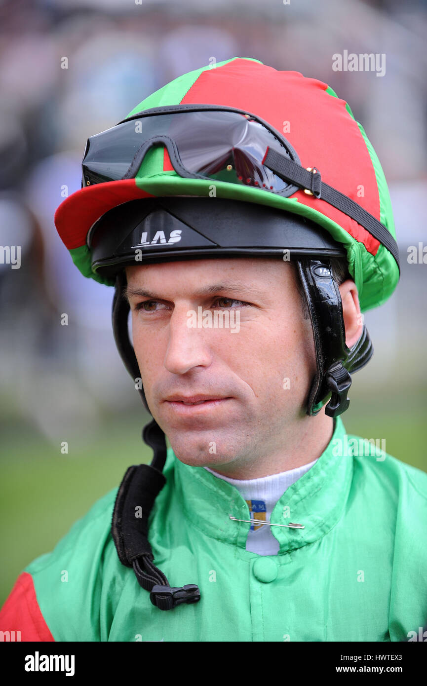 PAT DOBBS JOCKEY JOCKEY YORK RACECOURSE YORK ENGLAND 16 May 2012 Stock ...