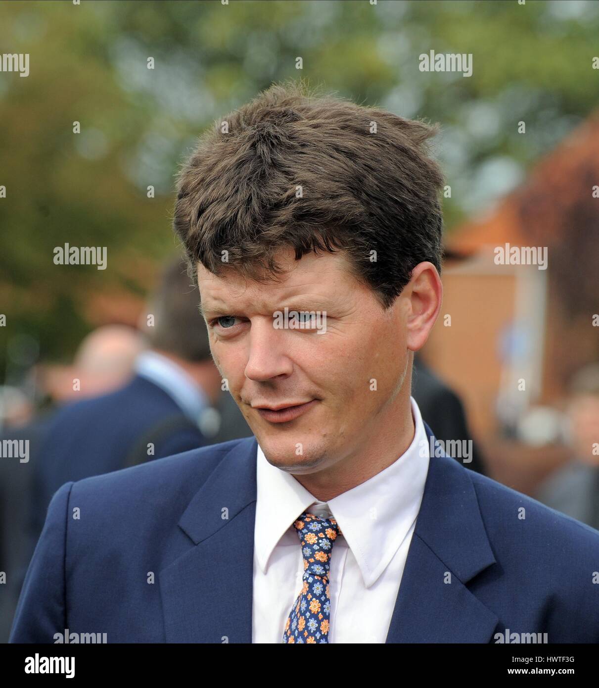 ANDREW BALDING RACE HORSE TRAINER NEWMARKET RACECOURSE NEWMARKET ...