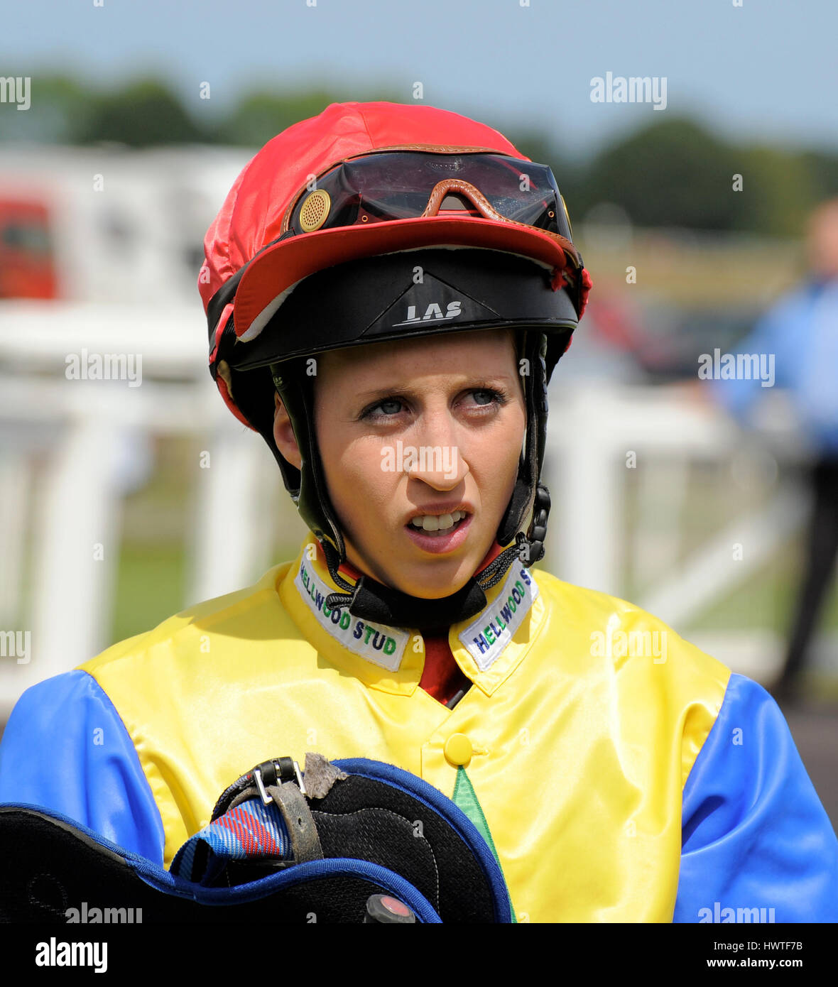 AMY RYAN JOCKEY BEVERLEY RACECOURSE BEVERLEY ENGLAND 12 July 2011 Stock ...