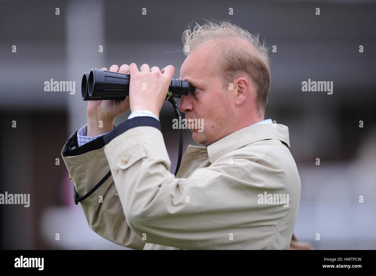 ED DUNLOP RACE HORSE TRAINER YORK RACECOURSE YORK ENGLAND 14 May 2009 ...