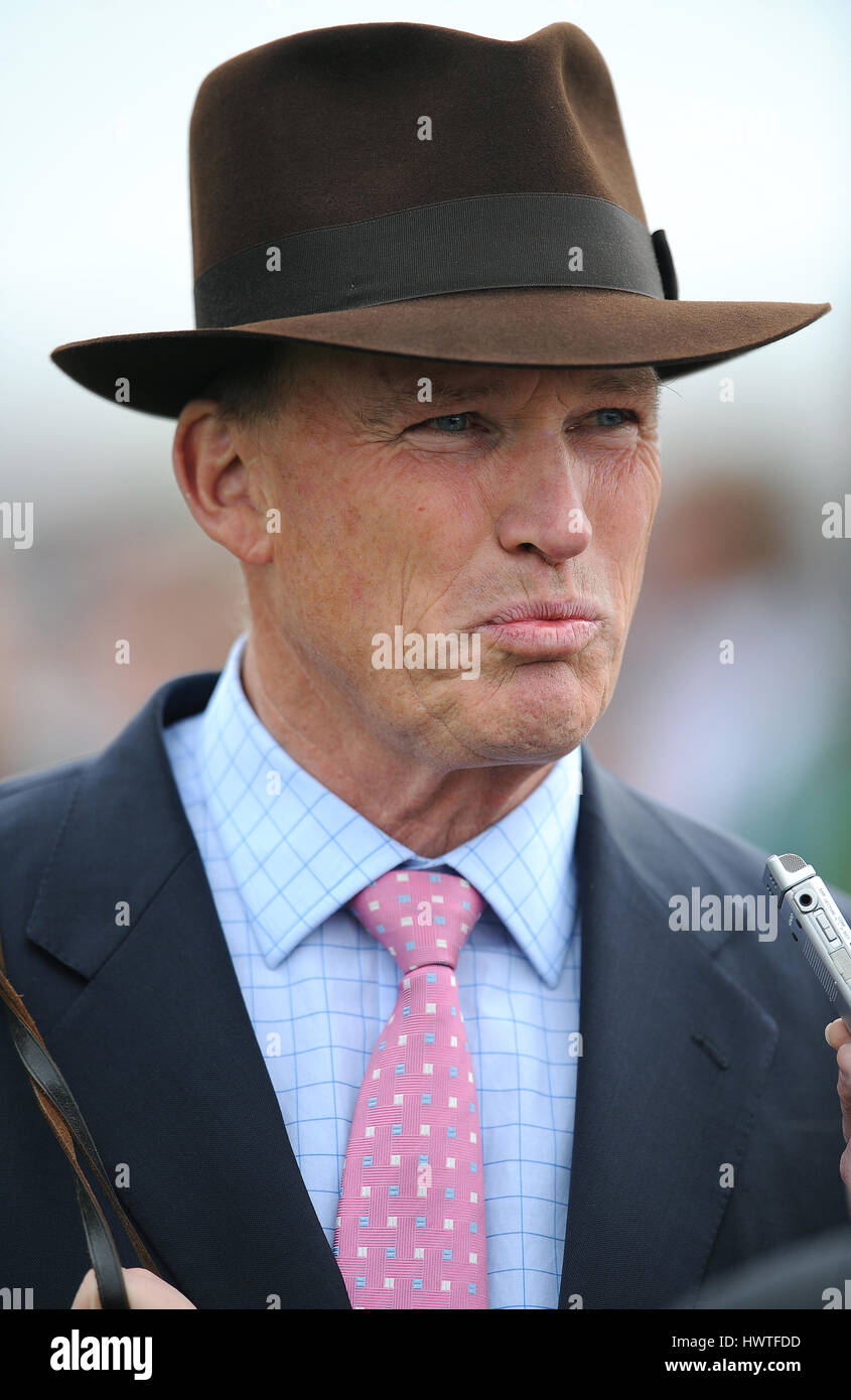 JOHN GOSDEN RACE HORSE TRAINER YORK RACECOURSE YORK ENGLAND 14 May 2009 ...