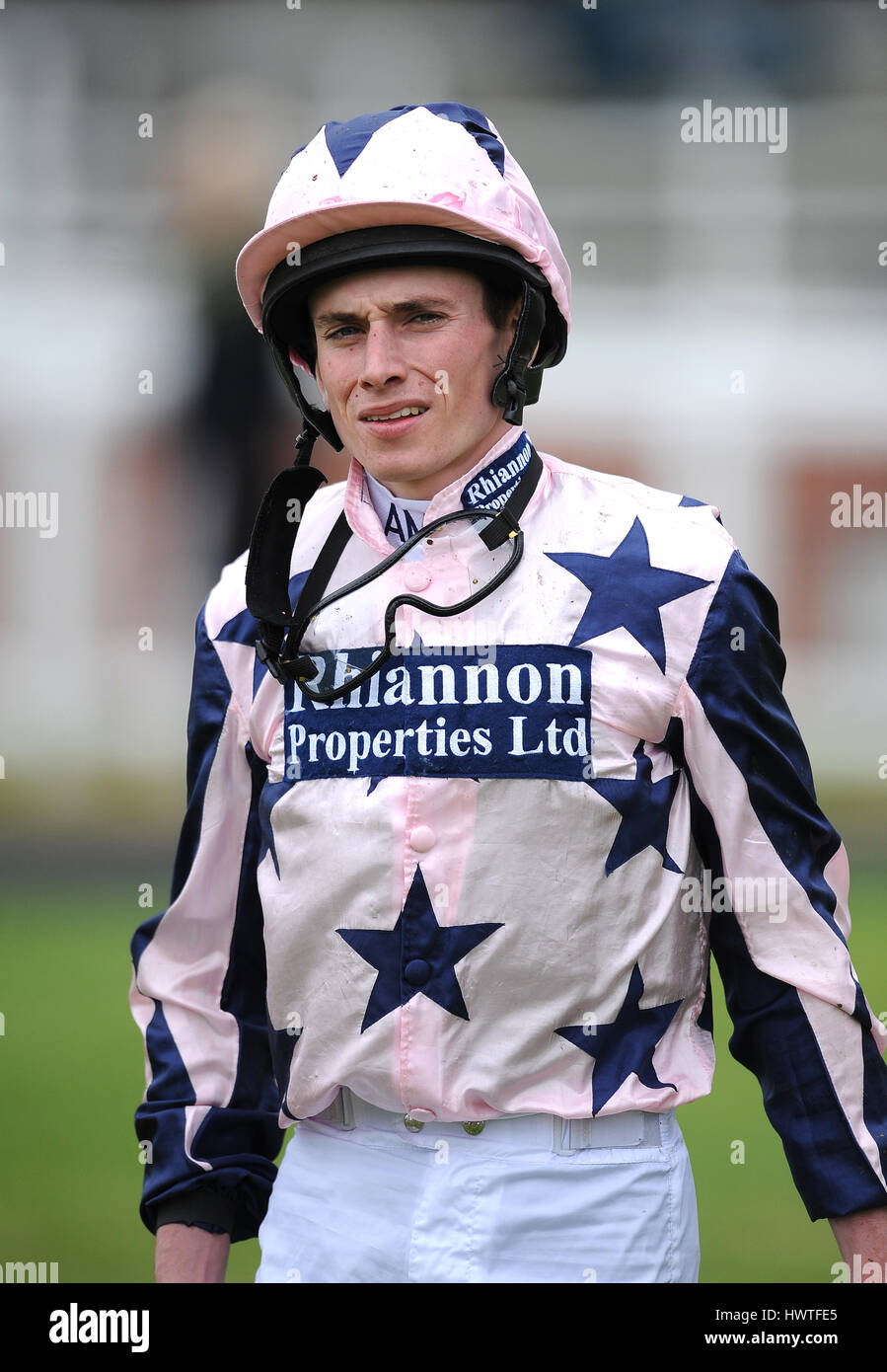 RYAN MOORE JOCKEY YORK RACECOURSE YORK ENGLAND 14 May 2009 Stock Photo ...