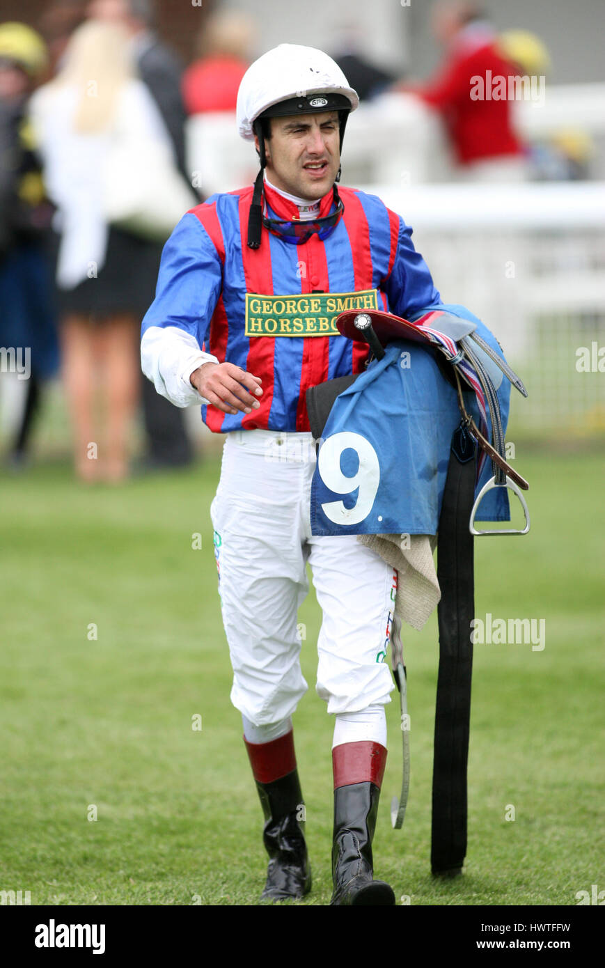 DARRYLL HOLLAND JOCKEY YORK RACECOURSE YORK ENGLAND 16 May 2008 Stock ...