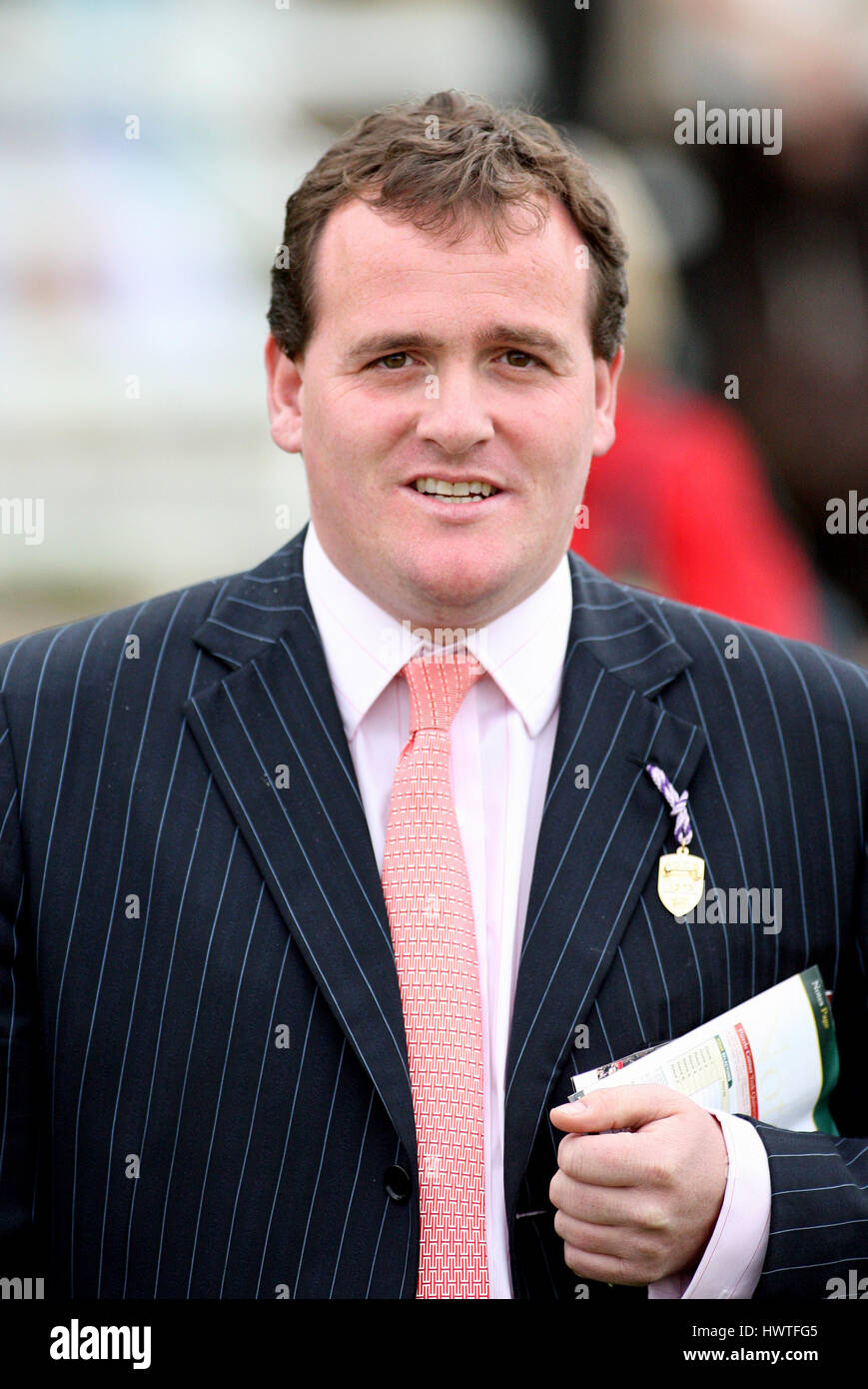 RICHARD HANNON JR RACE HORSE TRAINER YORK RACECOURSE YORK ENGLAND 16 ...