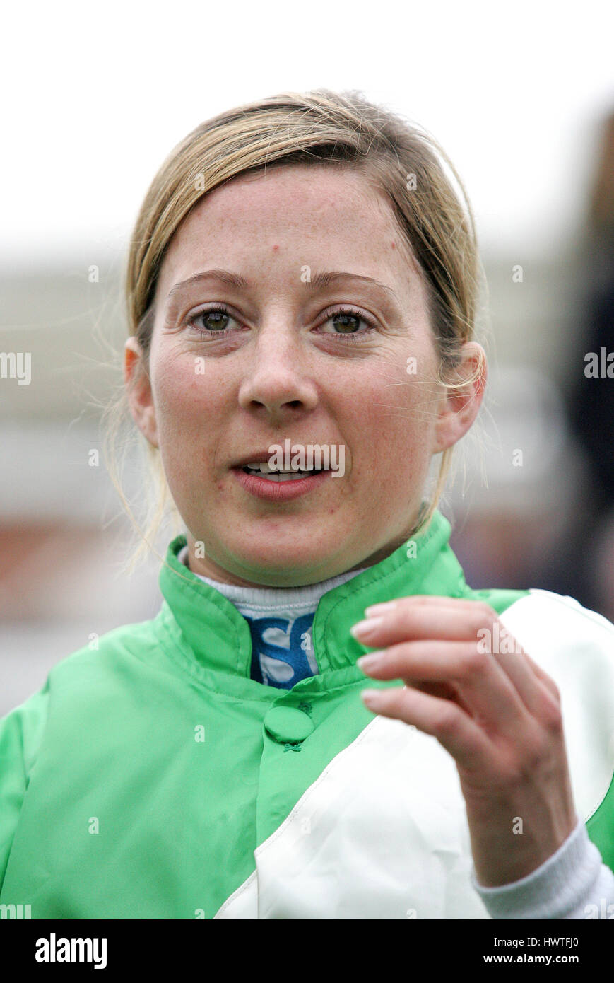 HAYLEY TURNER JOCKEY YORK RACECOURSE YORK ENGLAND 16 May 2008 Stock ...