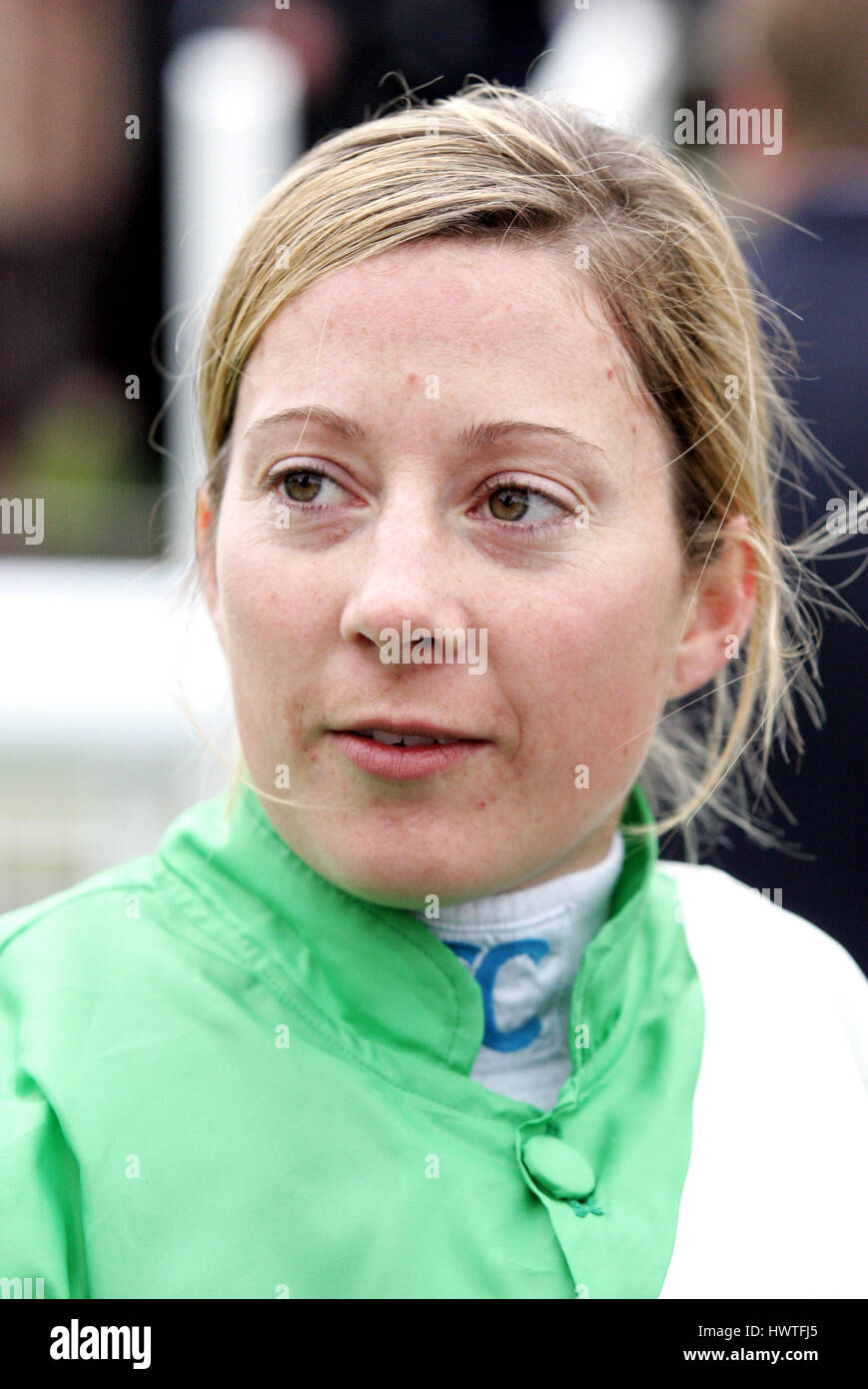 HAYLEY TURNER JOCKEY YORK RACECOURSE YORK ENGLAND 16 May 2008 Stock ...