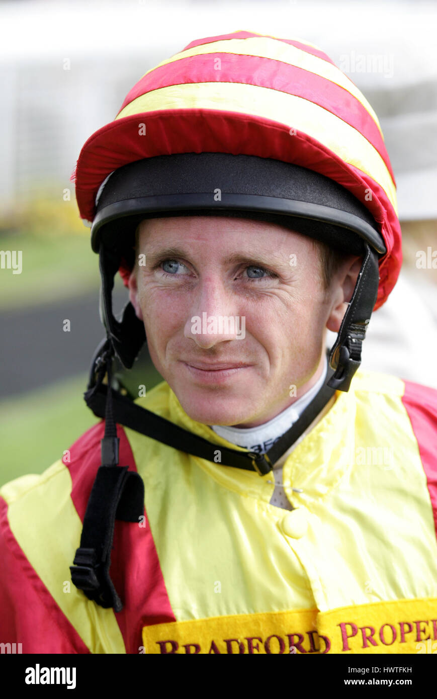 PAUL HANAGAN JOCKEY YORK RACECOURSE YORK ENGLAND 15 May 2008 Stock ...