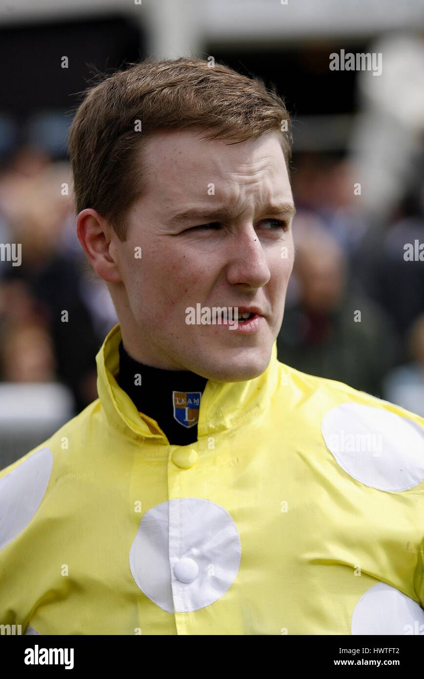 TOM QUEALLY JOCKEY THE KNAVESMIRE YORK RACECORSE YORK ENGLAND 18 May ...