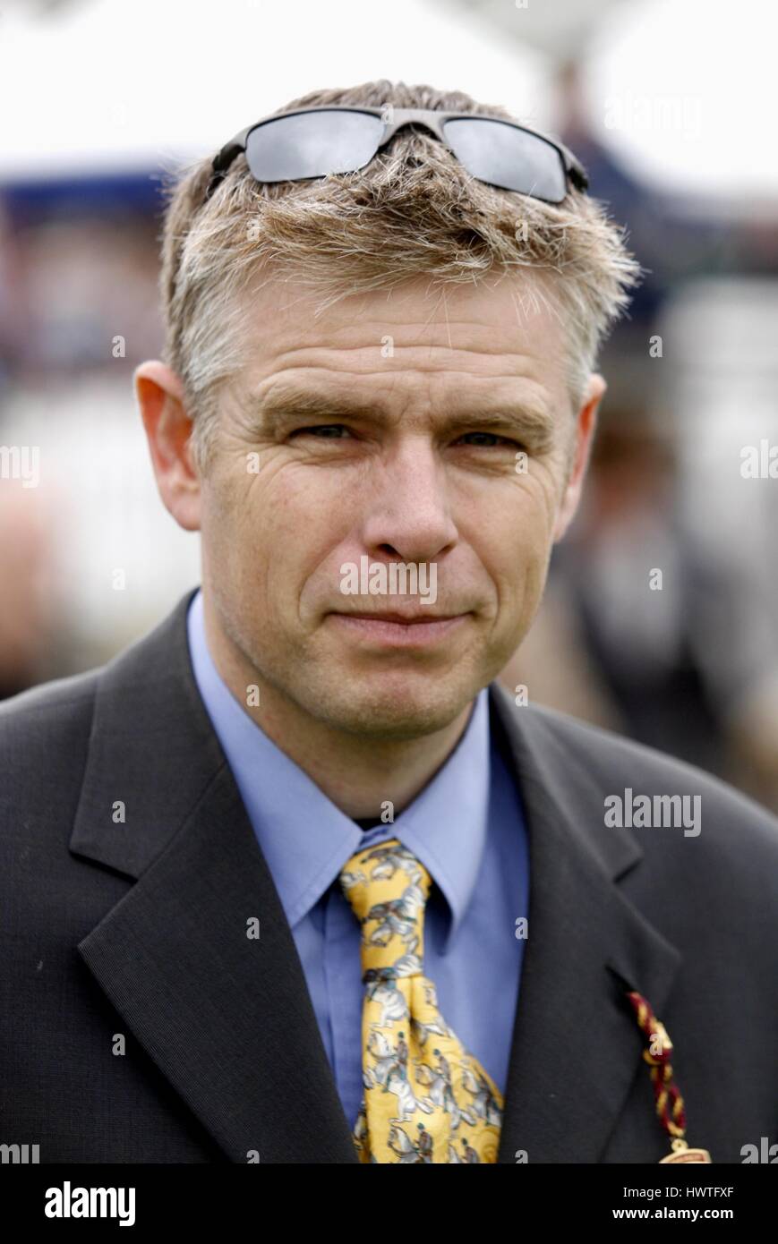 STUART WILLIAMS RACE HORSE TRAINER THE KNAVESMIRE YORK RACECORSE ...