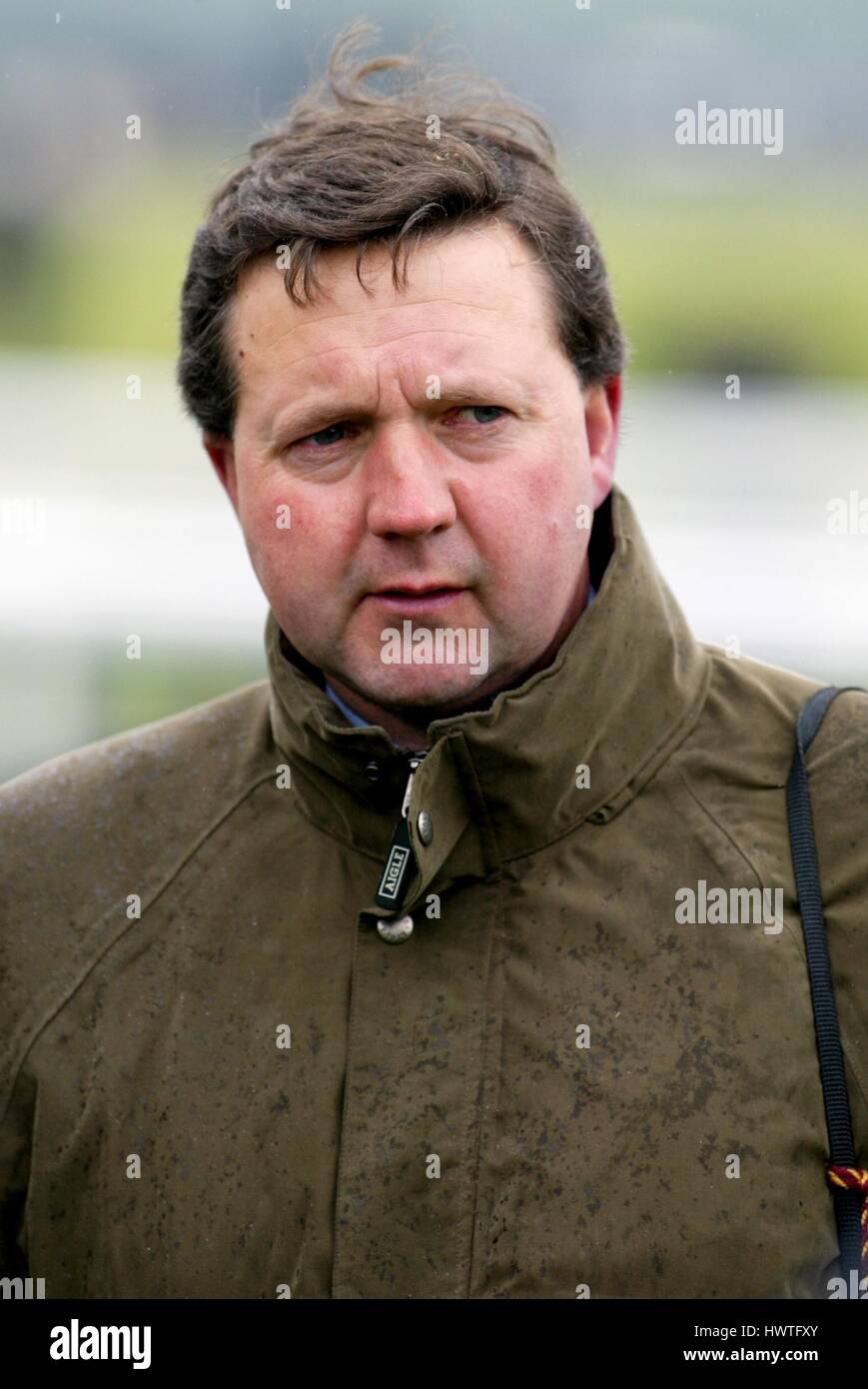 TIM EASTERBY RACE HORSE TRAINER THE KNAVESMIRE YORK RACECORSE ENGLAND ...