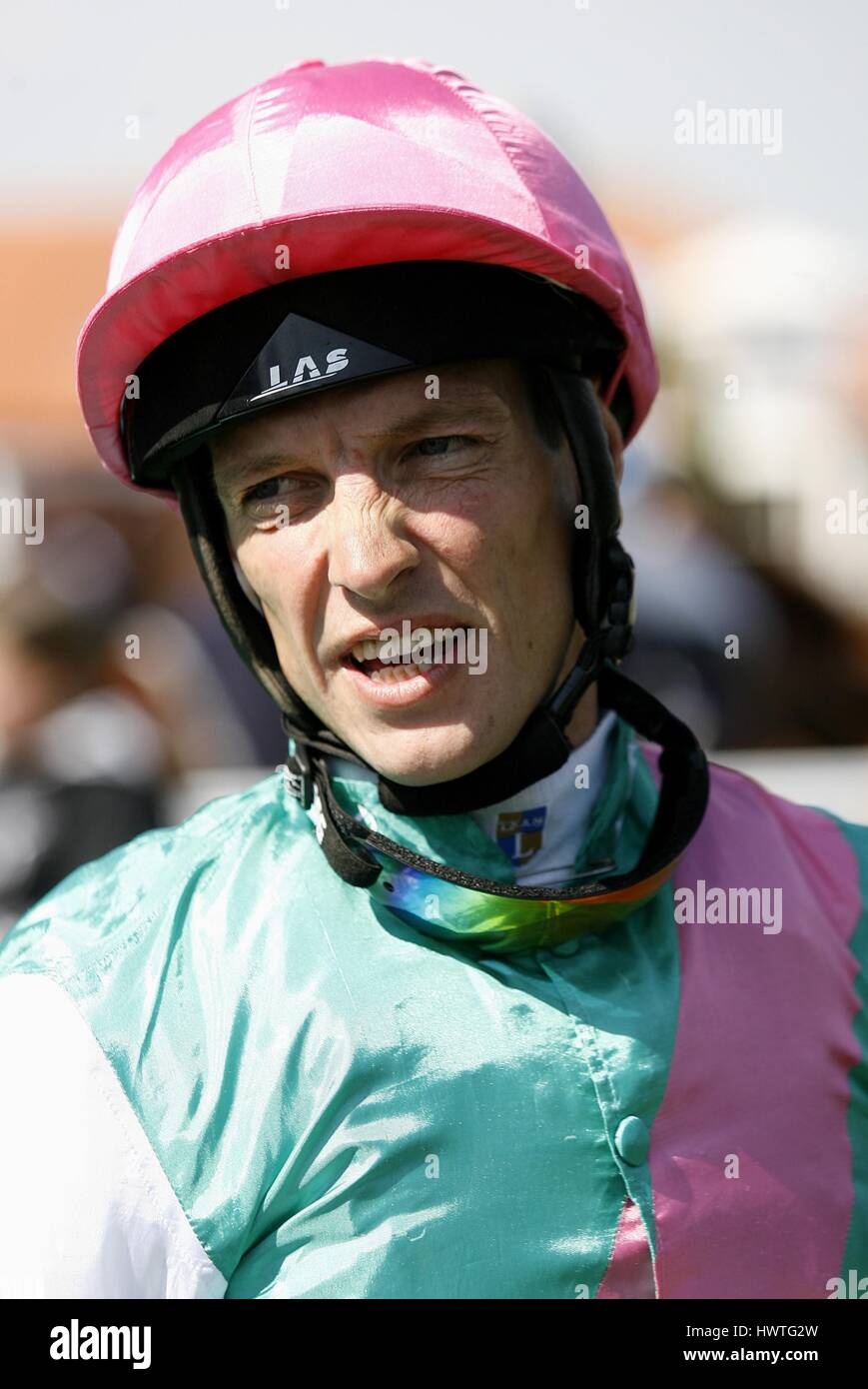 RICHARD HUGHES JOCKEY ROWLEY MILE COURSE NEWMARKET ENGLAND 19 April ...