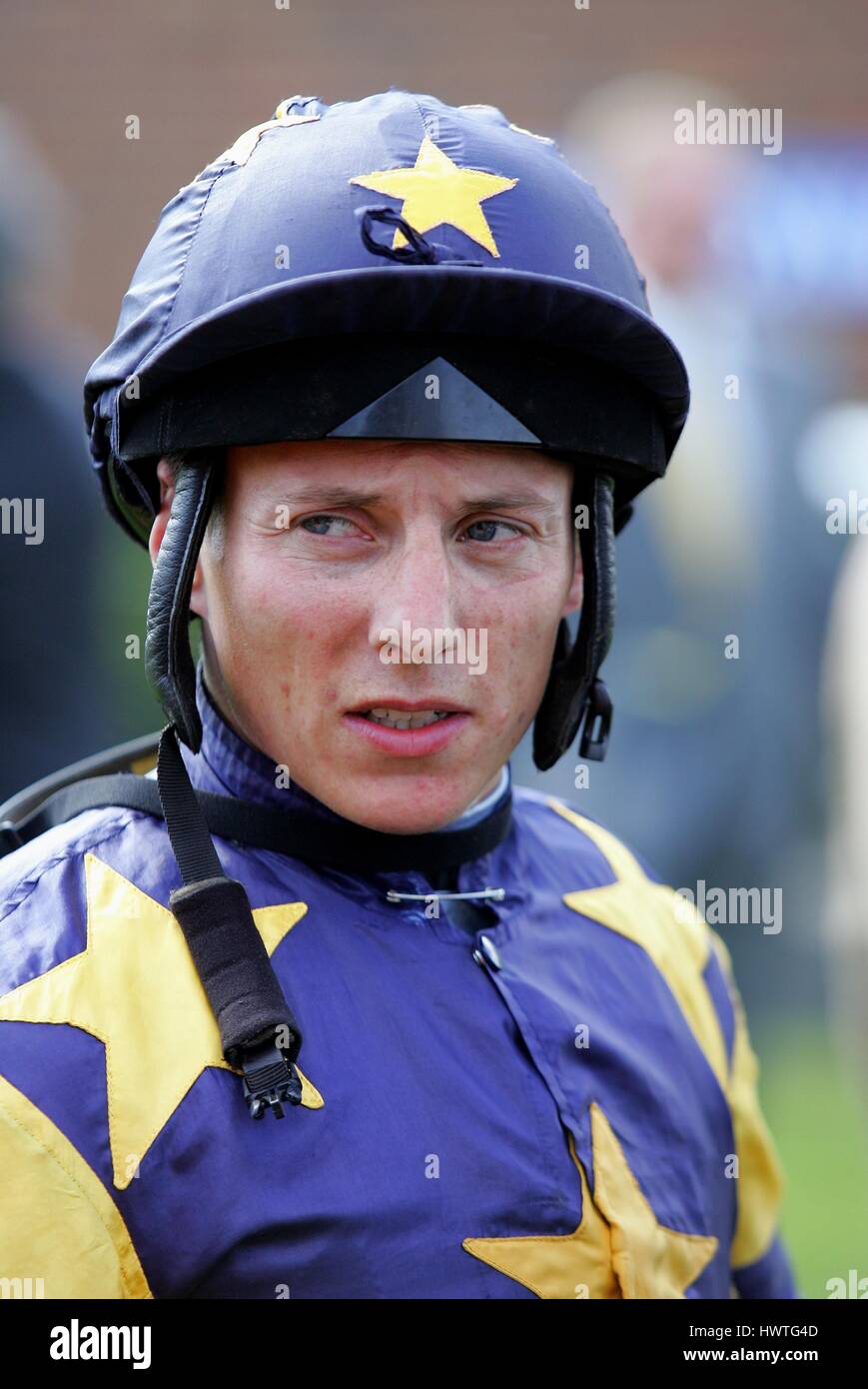 EDWARD AHERN JOCKEY ROWLEY MILE COURSE NEWMARKET ENGLAND 18 April 2007 ...