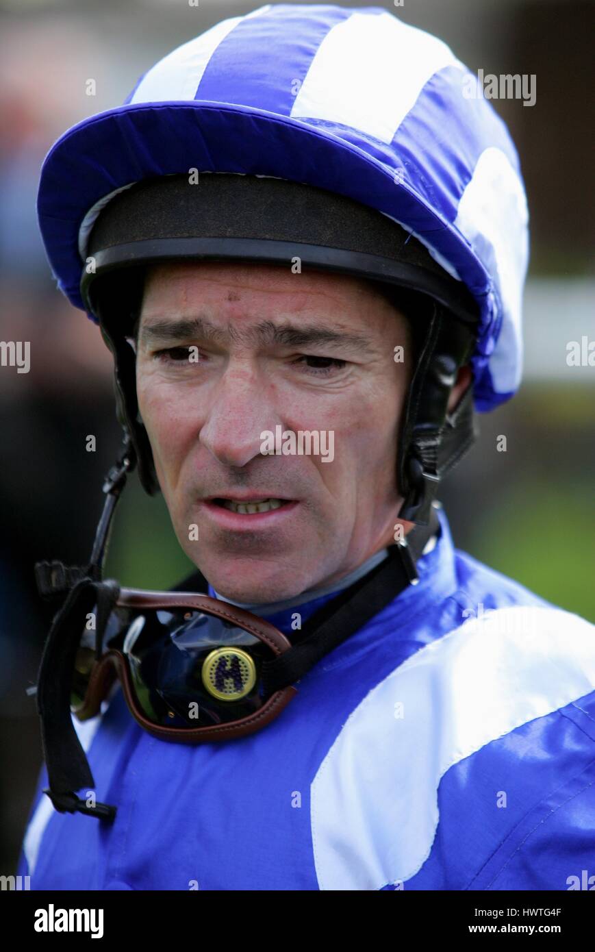 RICHARD HILLS JOCKEY ROWLEY MILE COURSE NEWMARKET ENGLAND 18 April 2007 ...