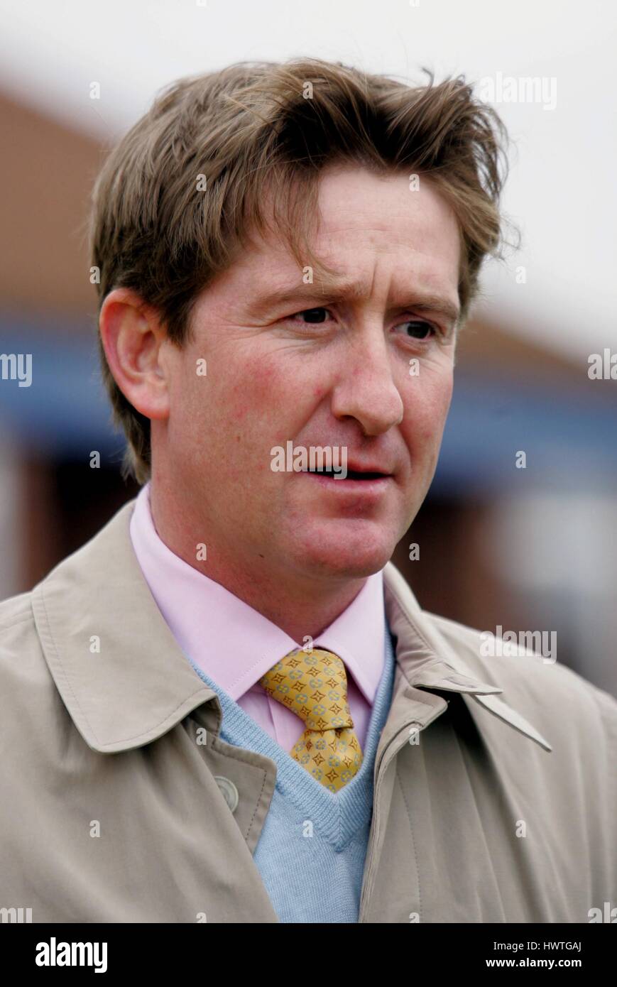 DAVID SIMCOCK RACEHORSE TRAINER ROWLEY MILE COURSE NEWMARKET ENGLAND 19 ...