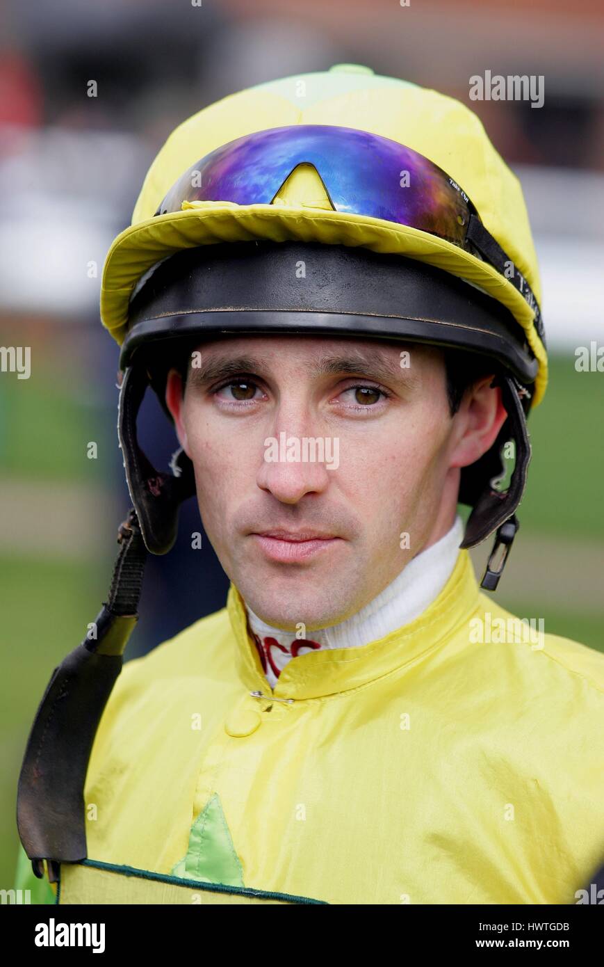 NEIL CALLAN JOCKEY ROWLEY MILE COURSE NEWMARKET ENGLAND 18 April 2006 ...