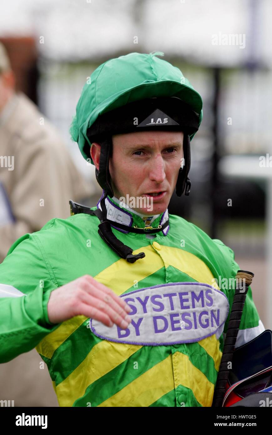 MARTIN DWYER JOCKEY ROWLEY MILE COURSE NEWMARKET ENGLAND 18 April 2006 ...