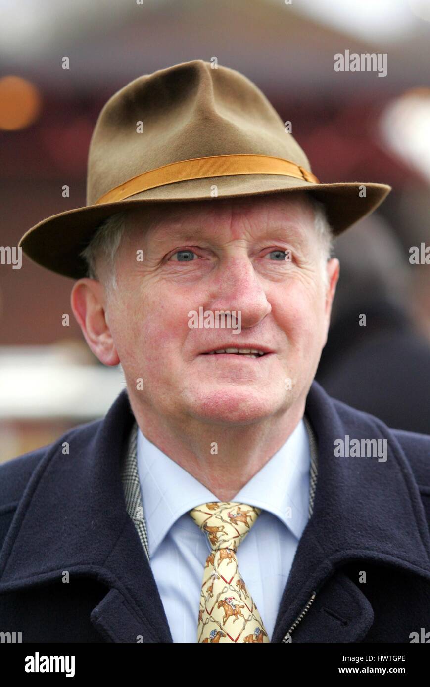 MARTIN PIPE RACE HORSE TRAINER CHELTENHAM RACECOURSE CHELTENHAM ENGLAND ...