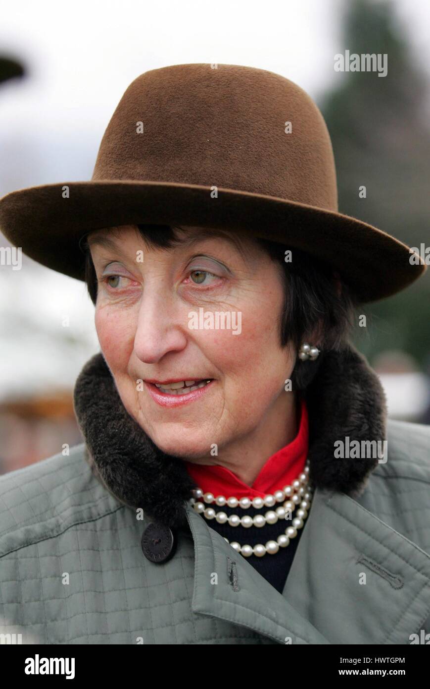 HENRIETTA KNIGHT RACE HORSE TRAINER CHELTENHAM RACECOURSE CHELTENHAM ...