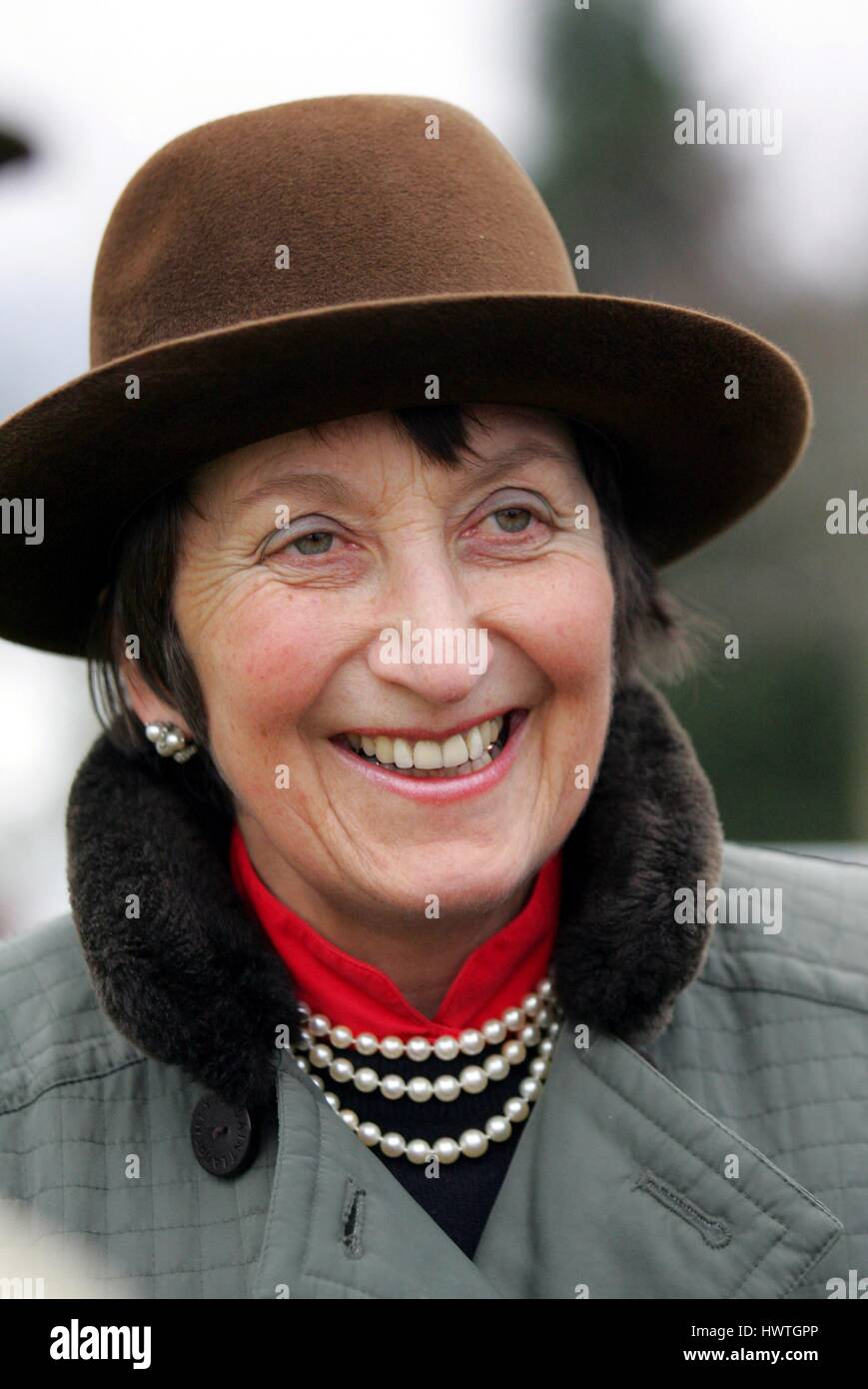HENRIETTA KNIGHT RACE HORSE TRAINER CHELTENHAM RACECOURSE CHELTENHAM ...