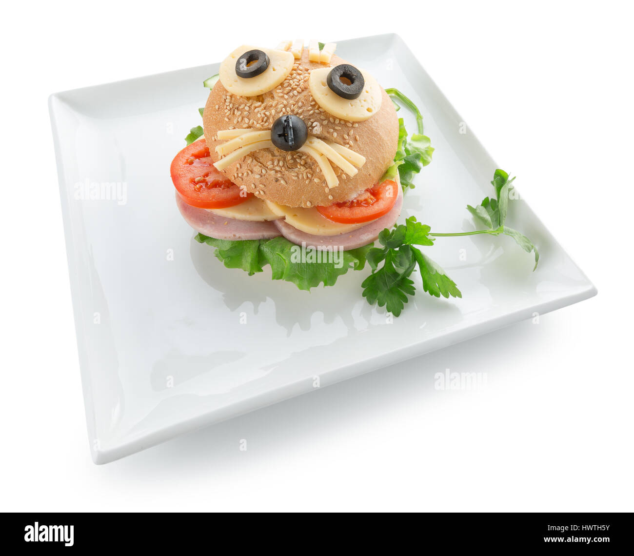 Breakfast children funny Cut Out Stock Images & Pictures - Alamy