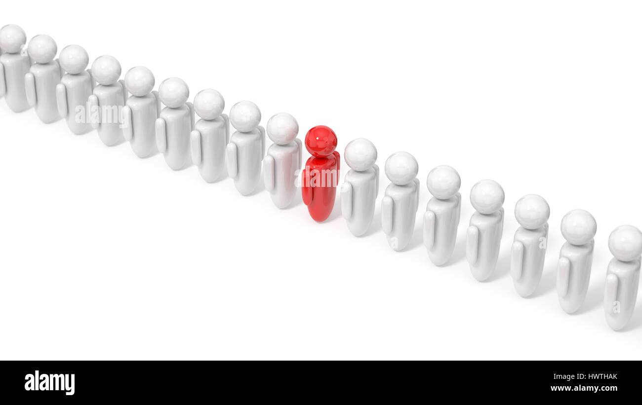 3d illustration of symbolic human figure. suitable for business ...