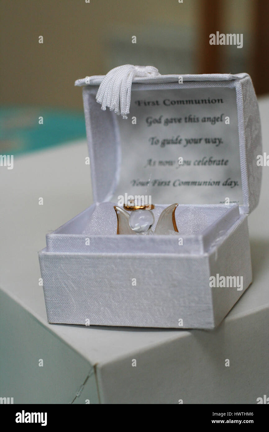 First Holy Communion Angel Stock Photo - Alamy
