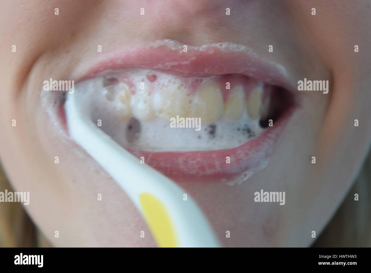 Foam Face Teeth High Resolution Stock Photography and Images - Alamy