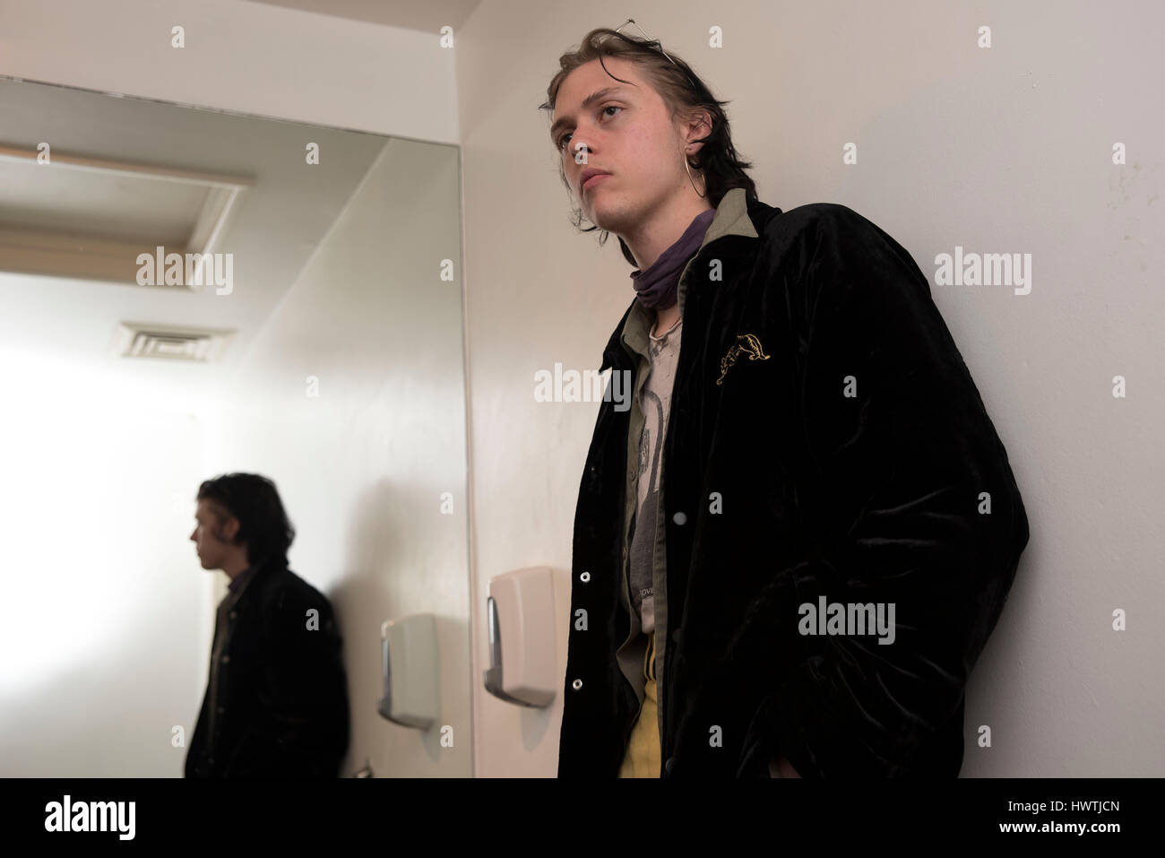 London, UK. 22nd Mar, 2017. Portrait of band The Garden before the ...